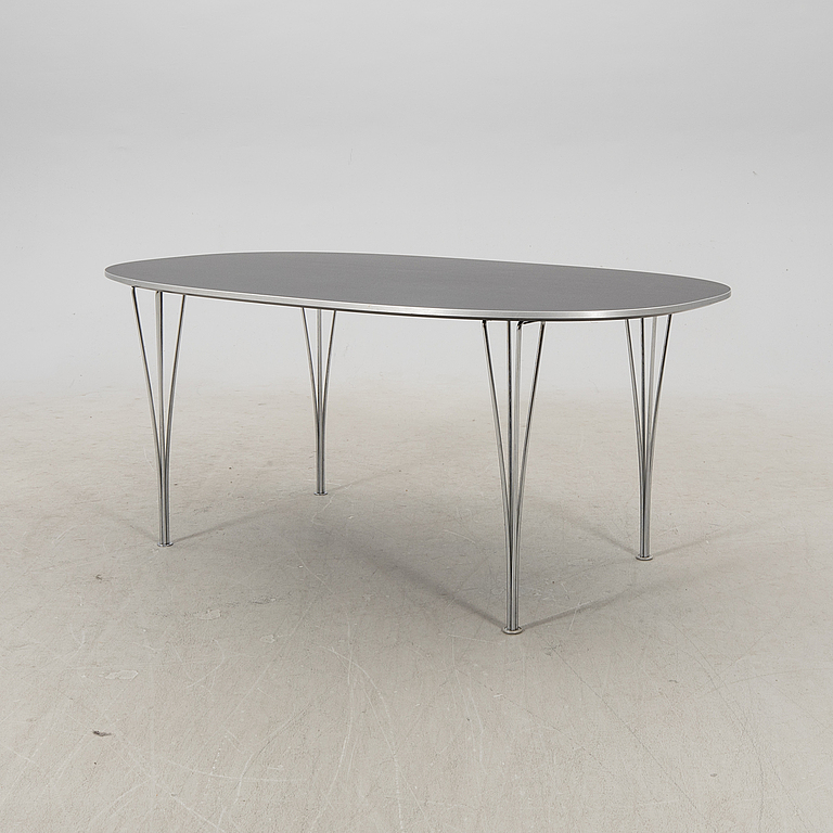 Bruno Mathsson & Piet Hein, matbord "Superellips" Fritz Hansen 2005 ...