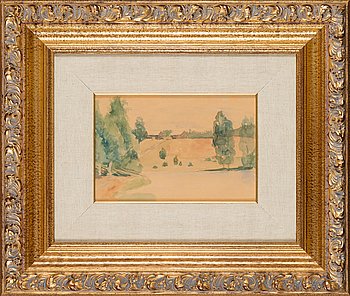 Maria Wiik, Maria Wiik, watercolour, signed. - Bukowskis