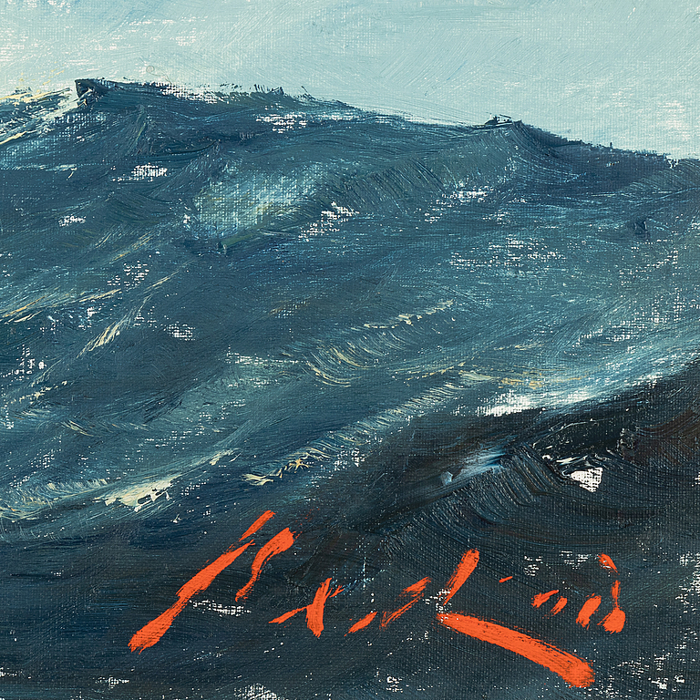 Axel Lind, Axel Lind, olja på duk, signerad. - Bukowskis