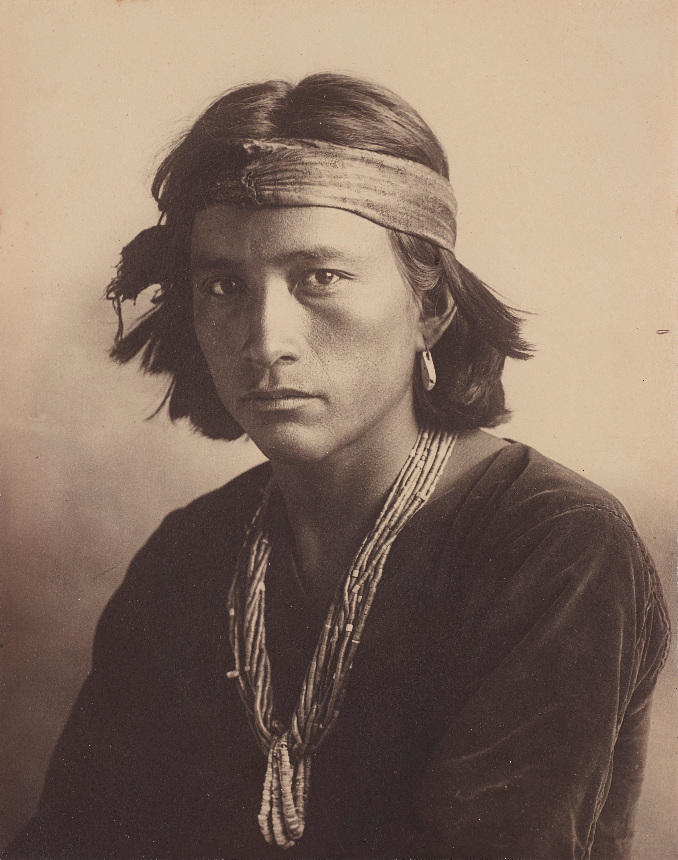 Karl Moon, "Navajo Man", ca 1907. - Bukowskis