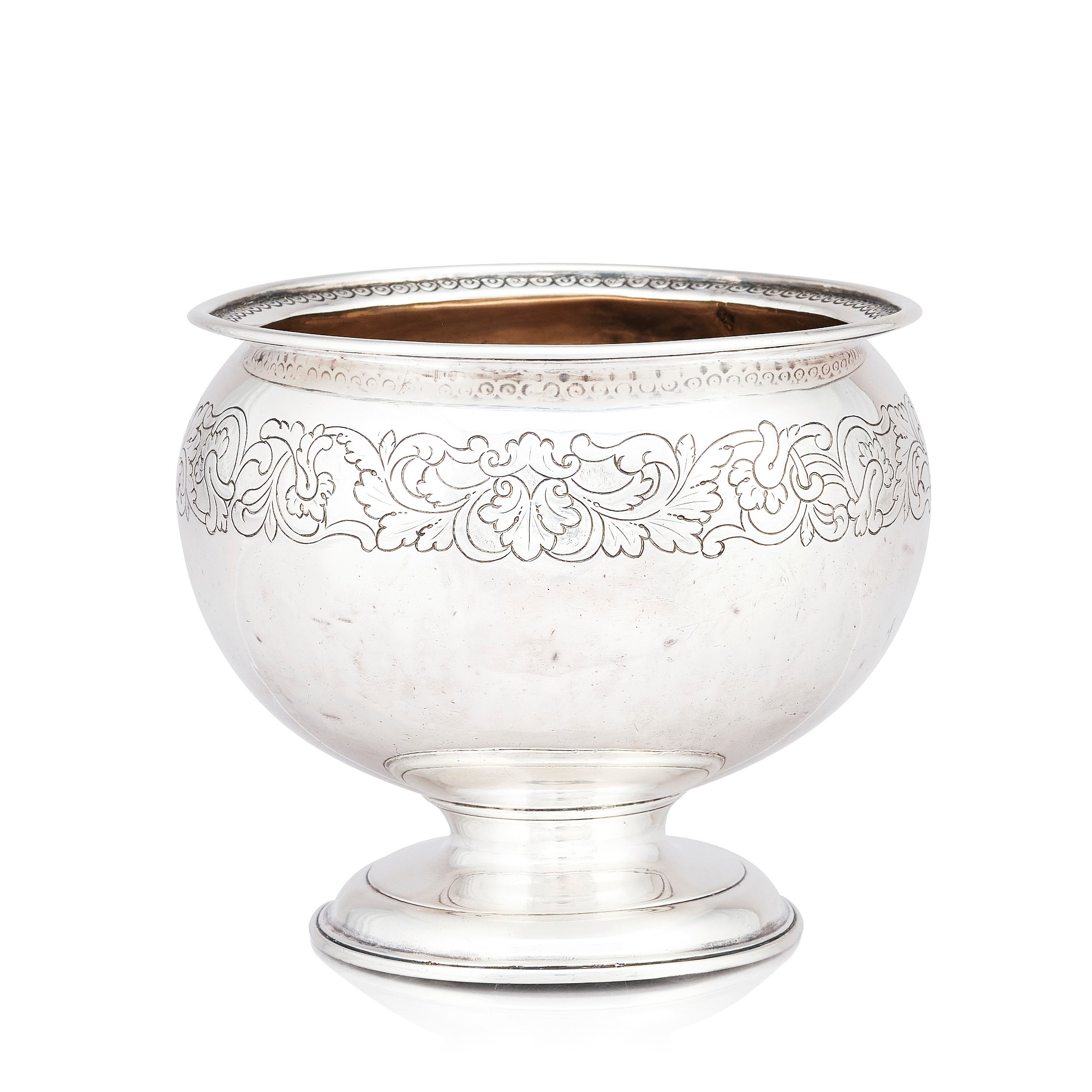 An English early 18th Century silver bowl, marks of Thomas Merry I ...