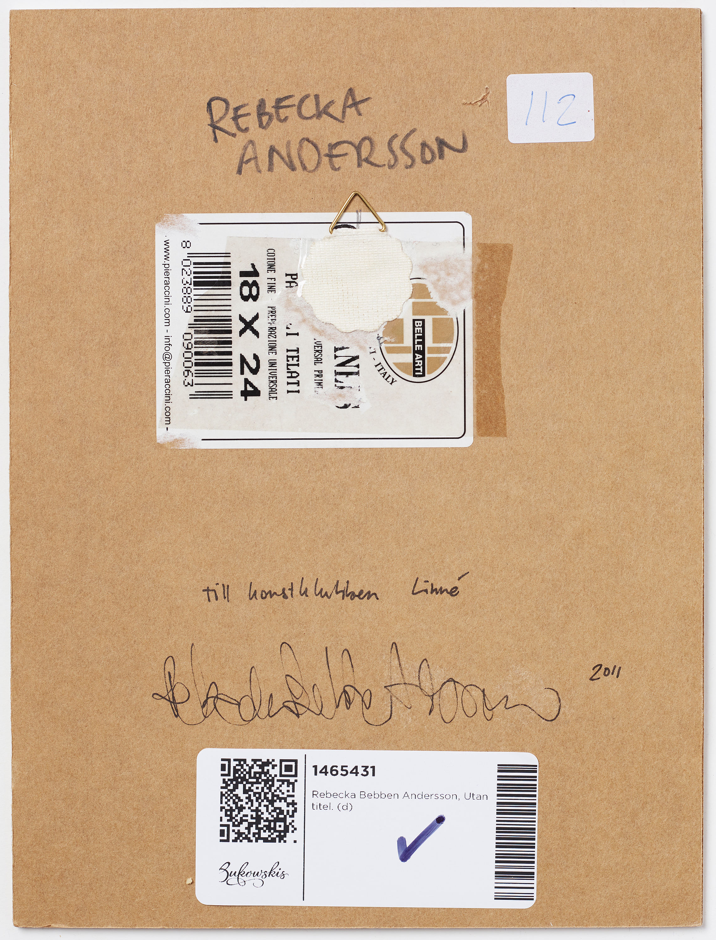 Rebecka Bebben Andersson, ’Kapell’. - Bukowskis