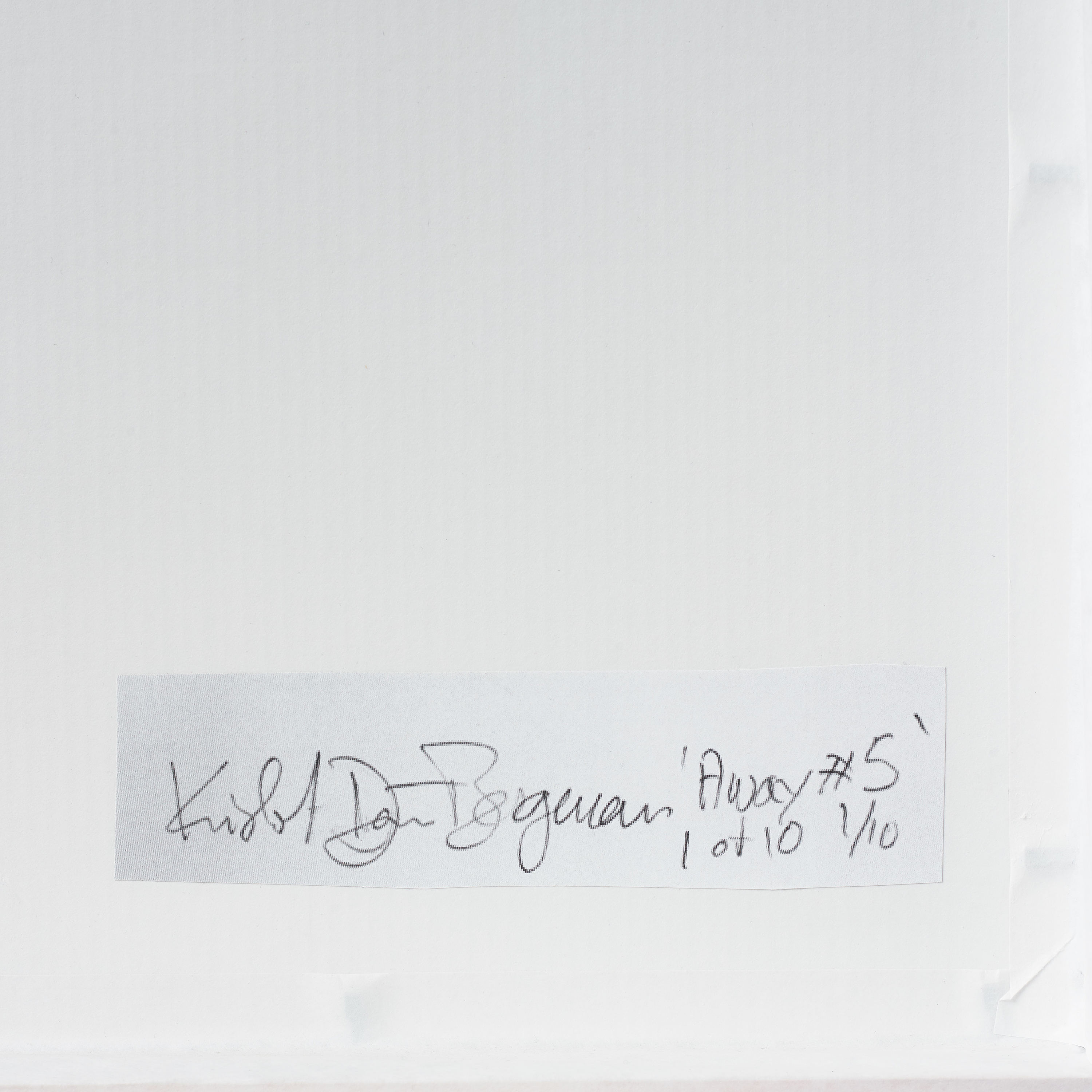 Kristofer Dan-Bergman, "Away 5", 2015. - Bukowskis