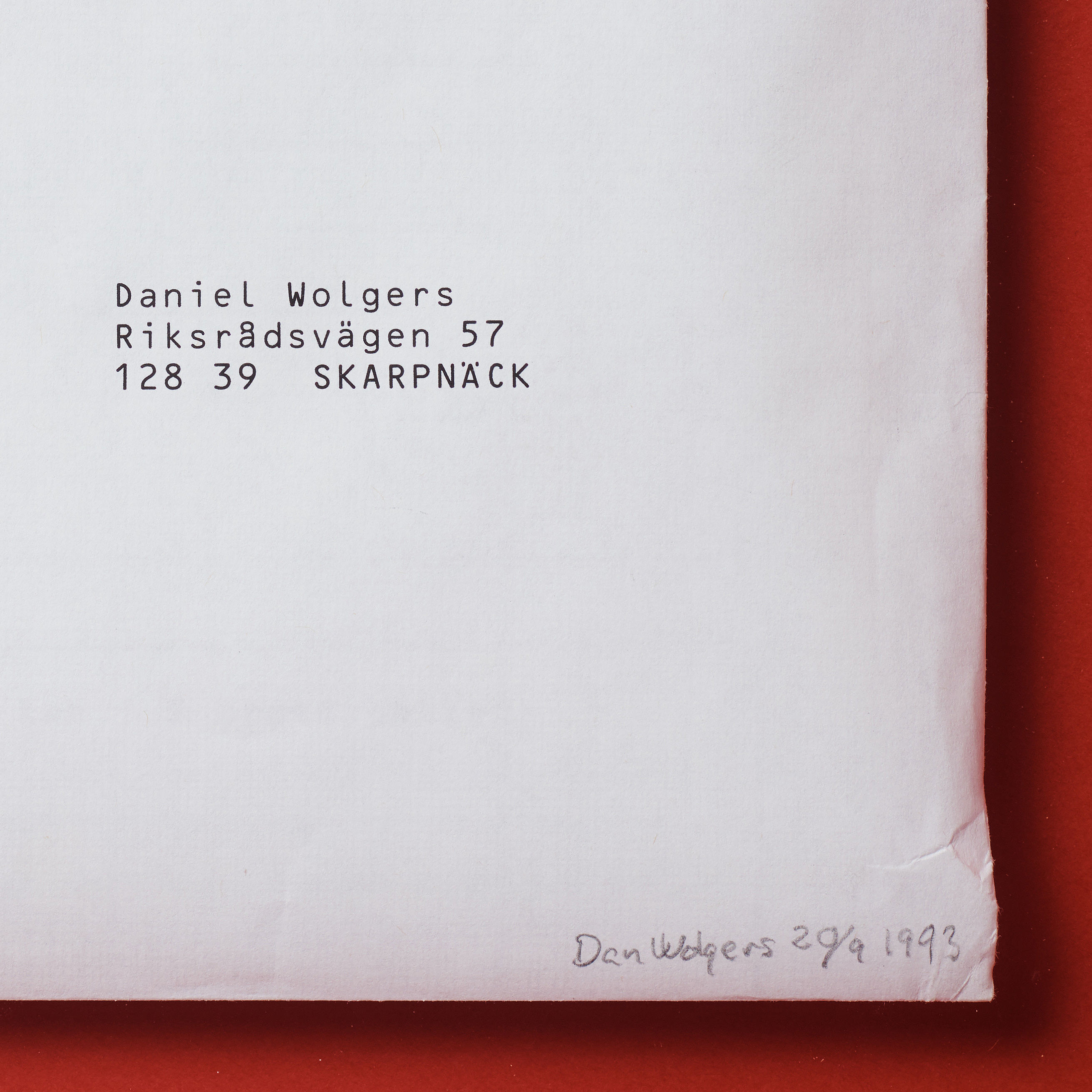 Dan Wolgers, "Domen". - Bukowskis