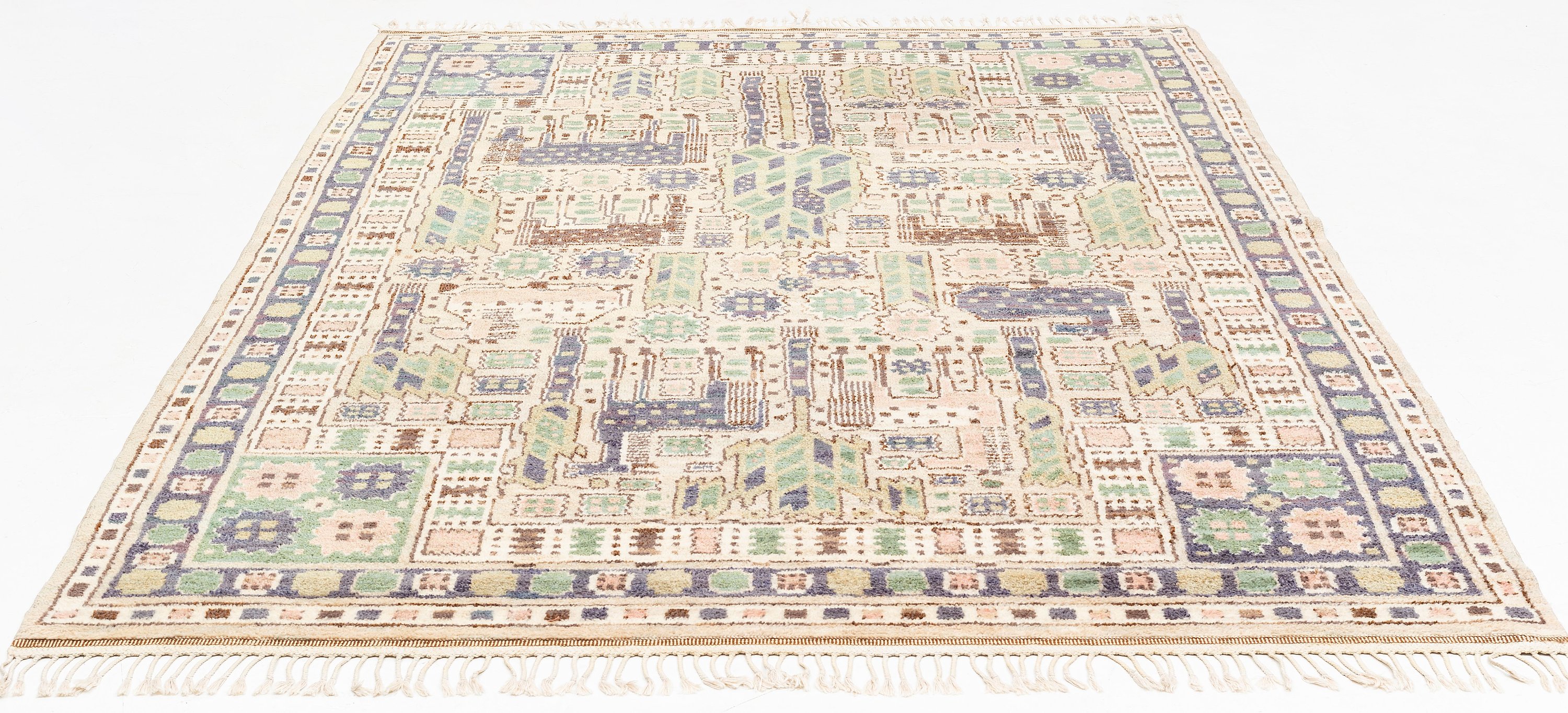 Märta Måås-Fjetterström, a carpet, "Hästhagen", knotted pile, ca 318 x ...