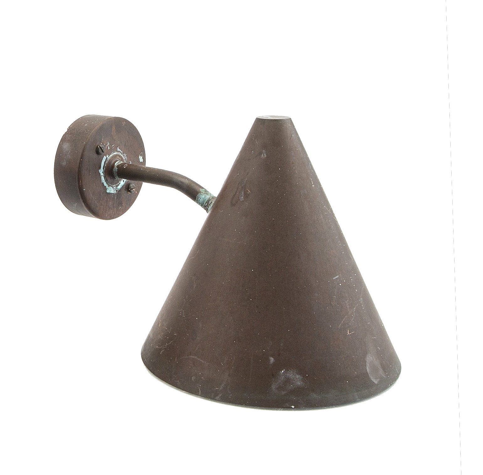 Hans-Agne Jakobsson, vägglampa, "Tratten", Markaryd, 1960-tal. - Bukowskis