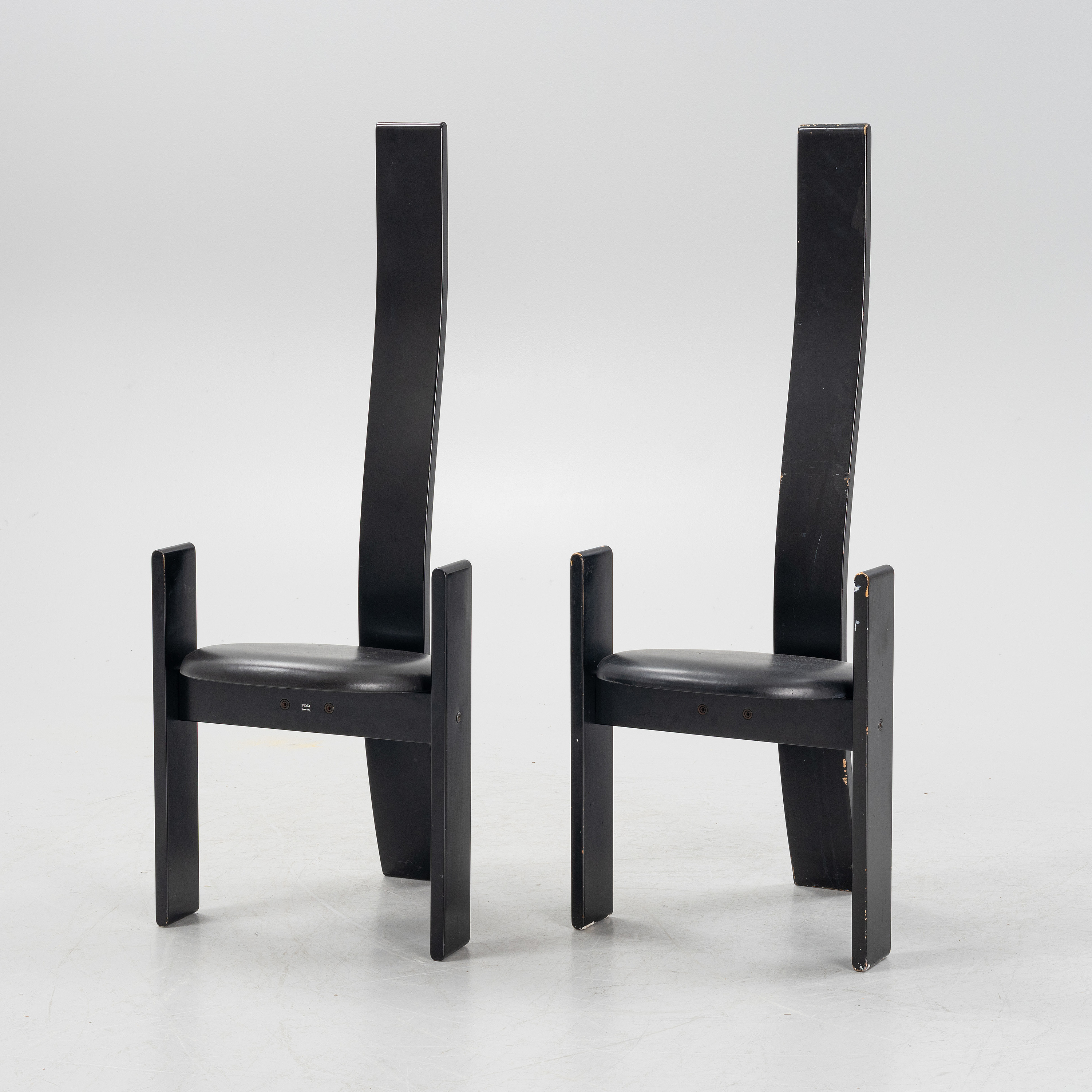 Vico Magistretti, a set of six 'Golem' chairs for Poggi, 1969. - Bukowskis