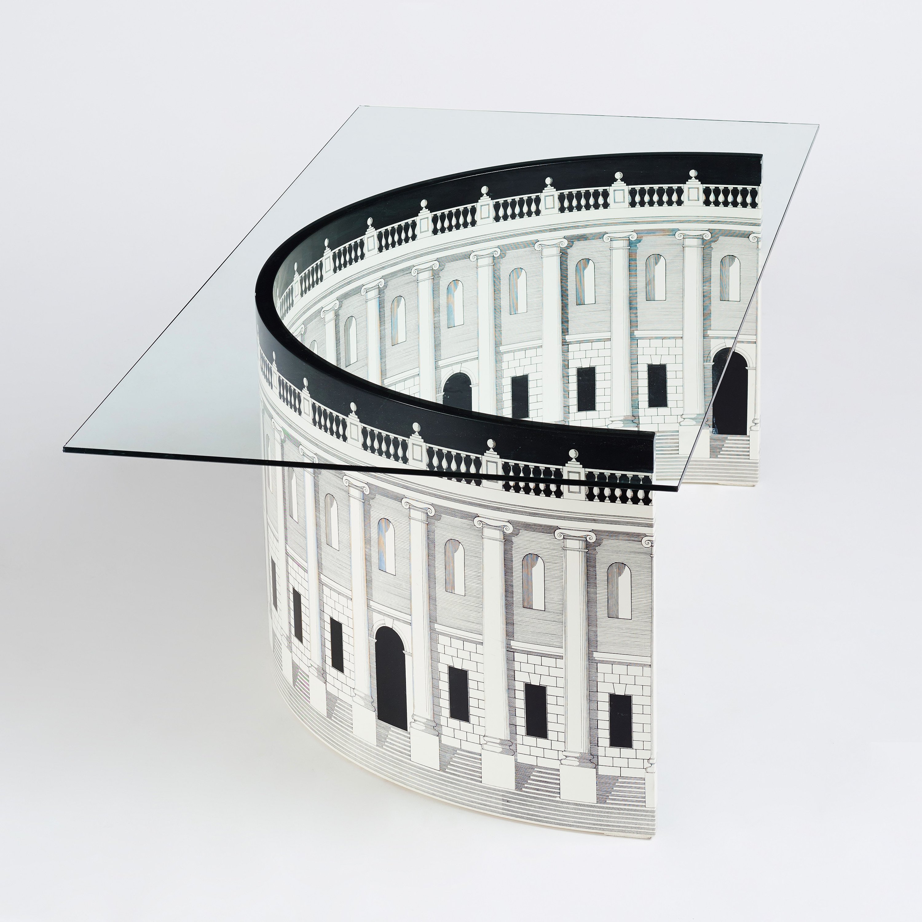 Piero Fornasetti, an 'Architettura' coffee table, Fornasetti, Milano ...
