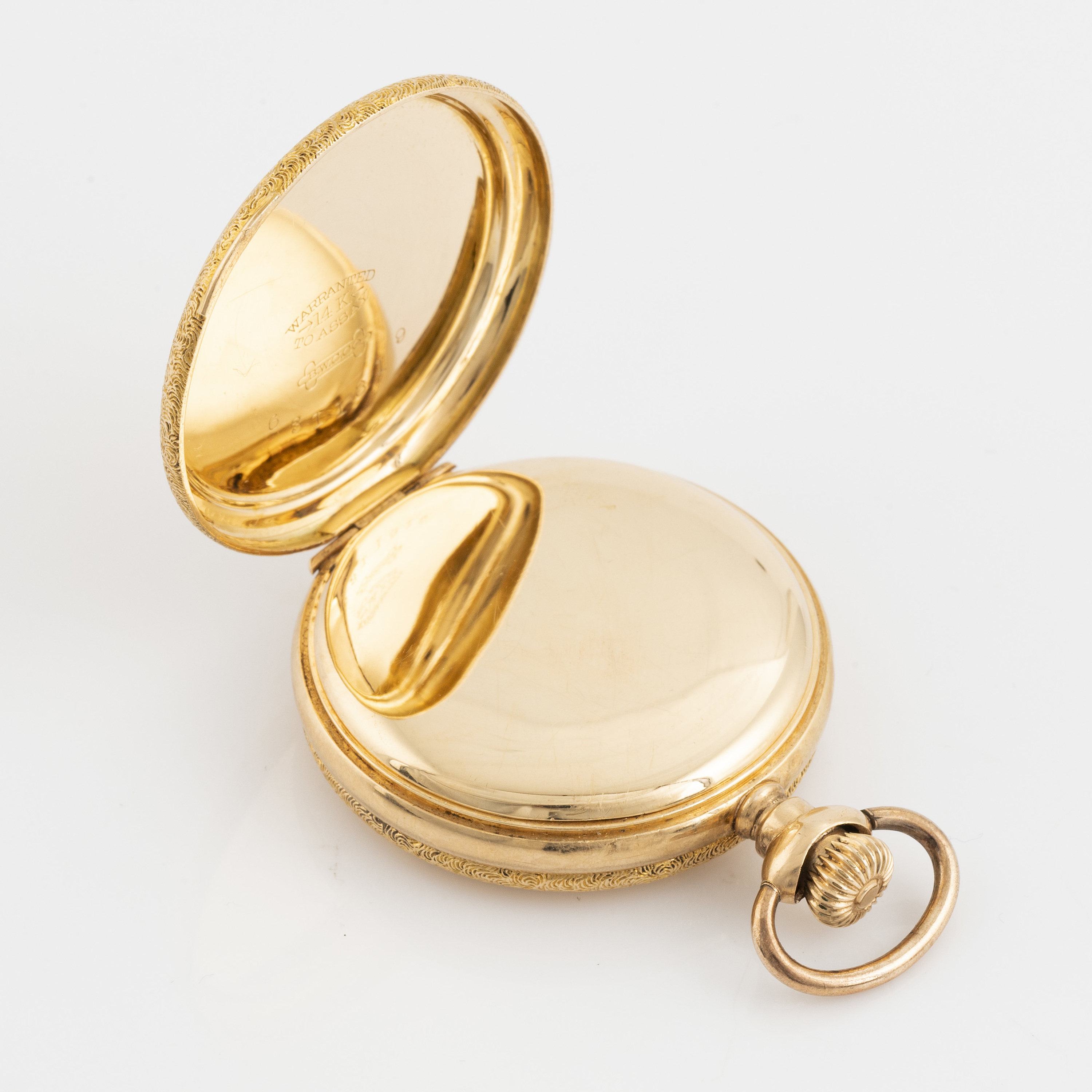 14K gold pocket watch, Standard U.S.A. - Bukowskis