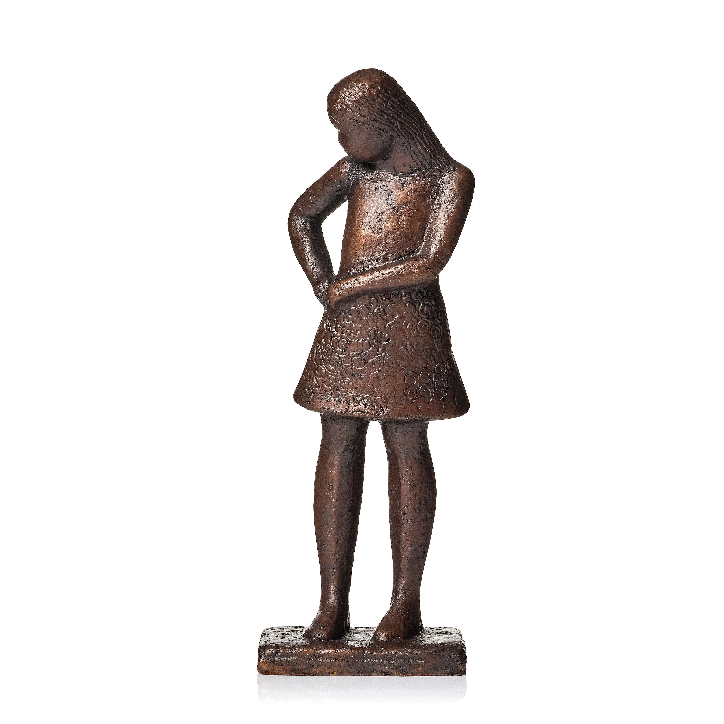 Lisa Larson, "The Teenager", a bronze sculpture, Scandia Present ...
