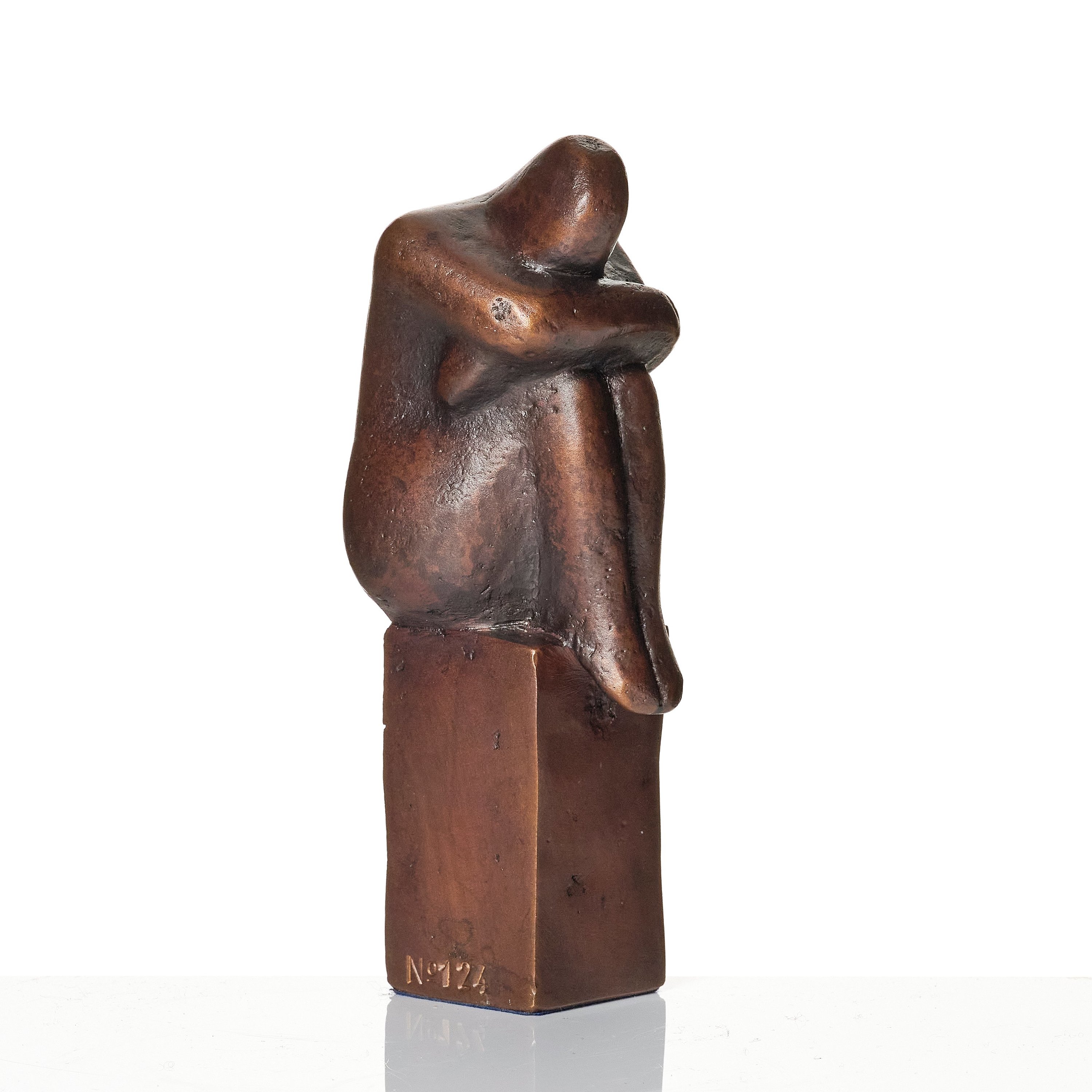 Lisa Larson, 'Meditation', a bronze sculpture, Scandia Present, Sweden ...