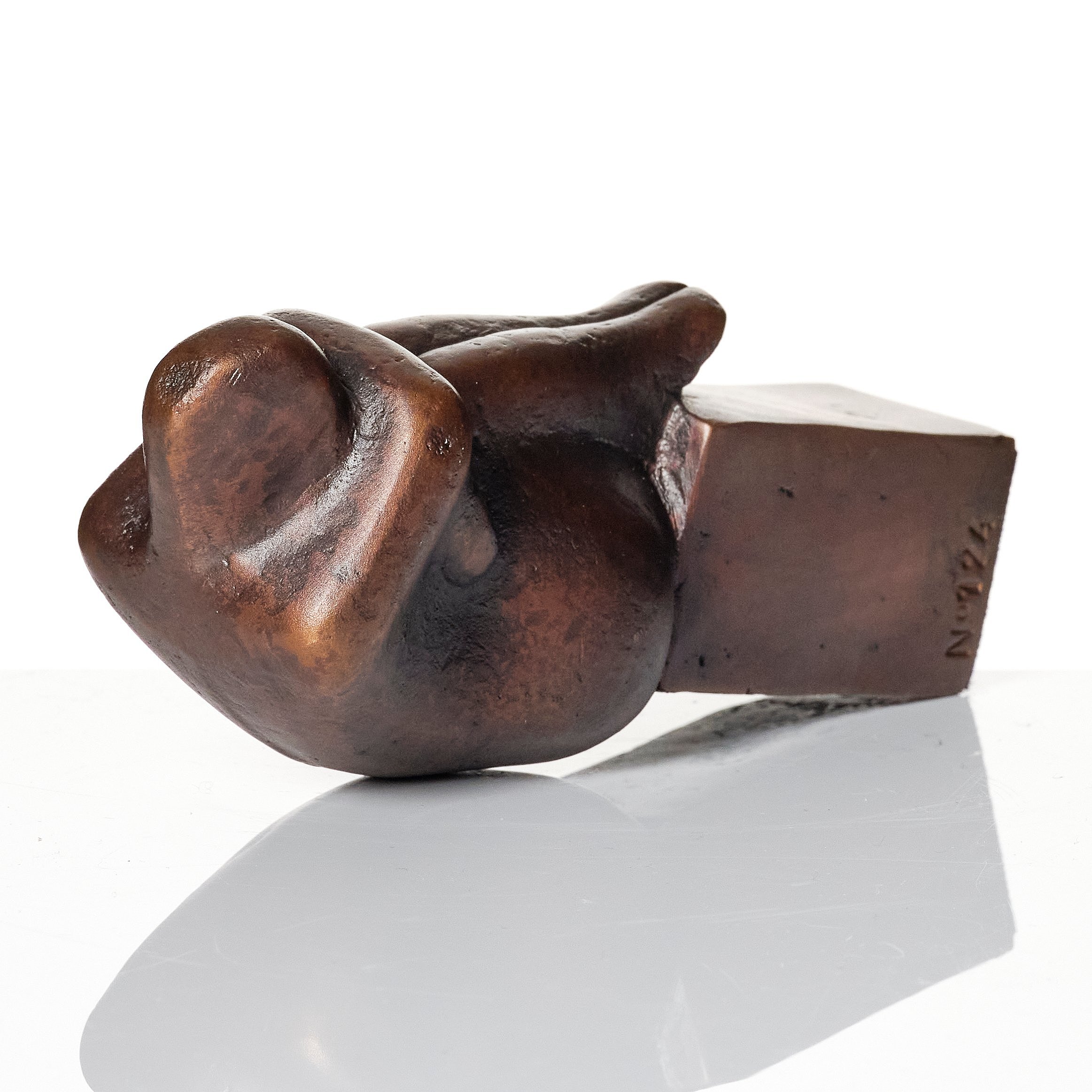 Lisa Larson, 'Meditation', a bronze sculpture, Scandia Present, Sweden ...