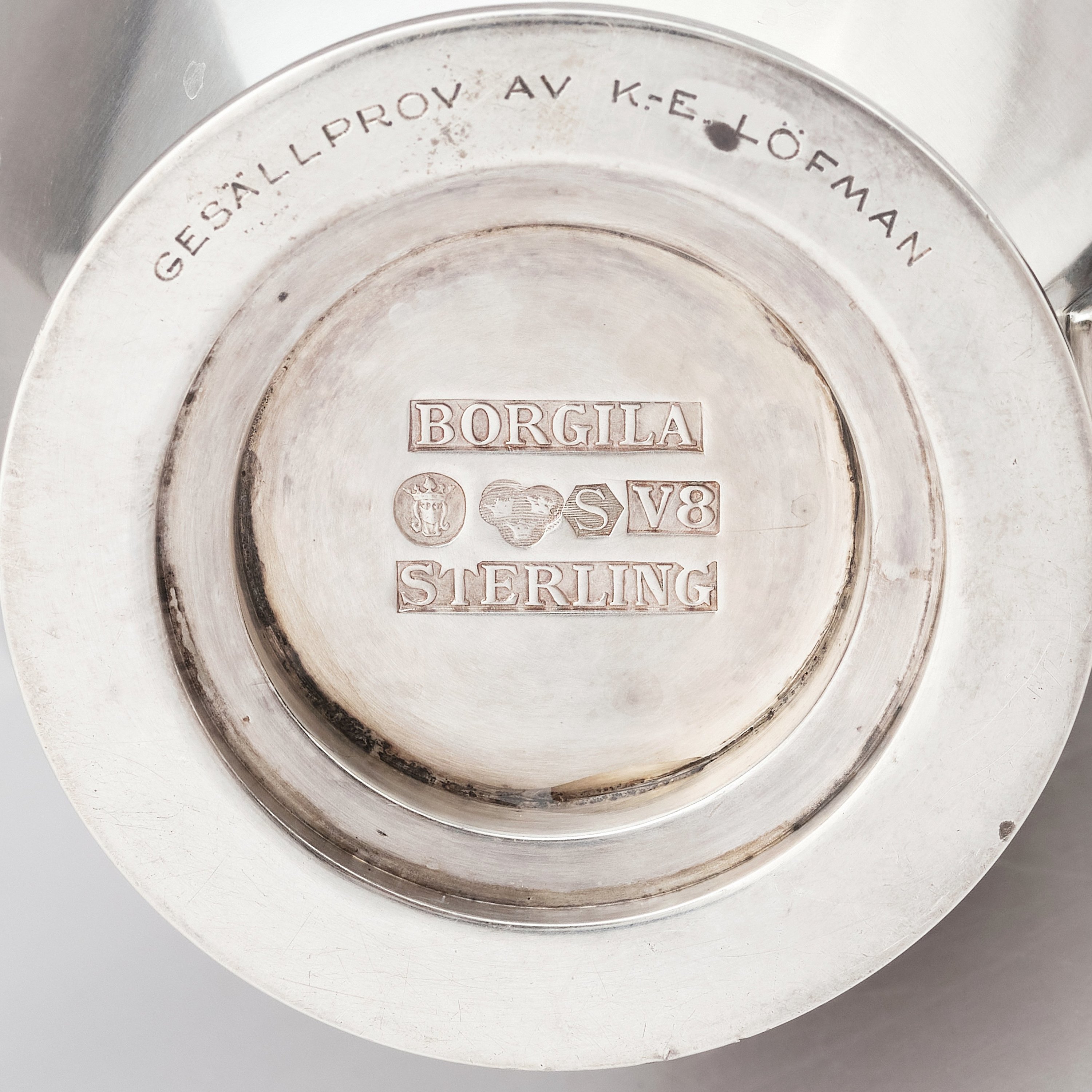 Atelier Borgila, a sterling silver three-piece coffee service ...