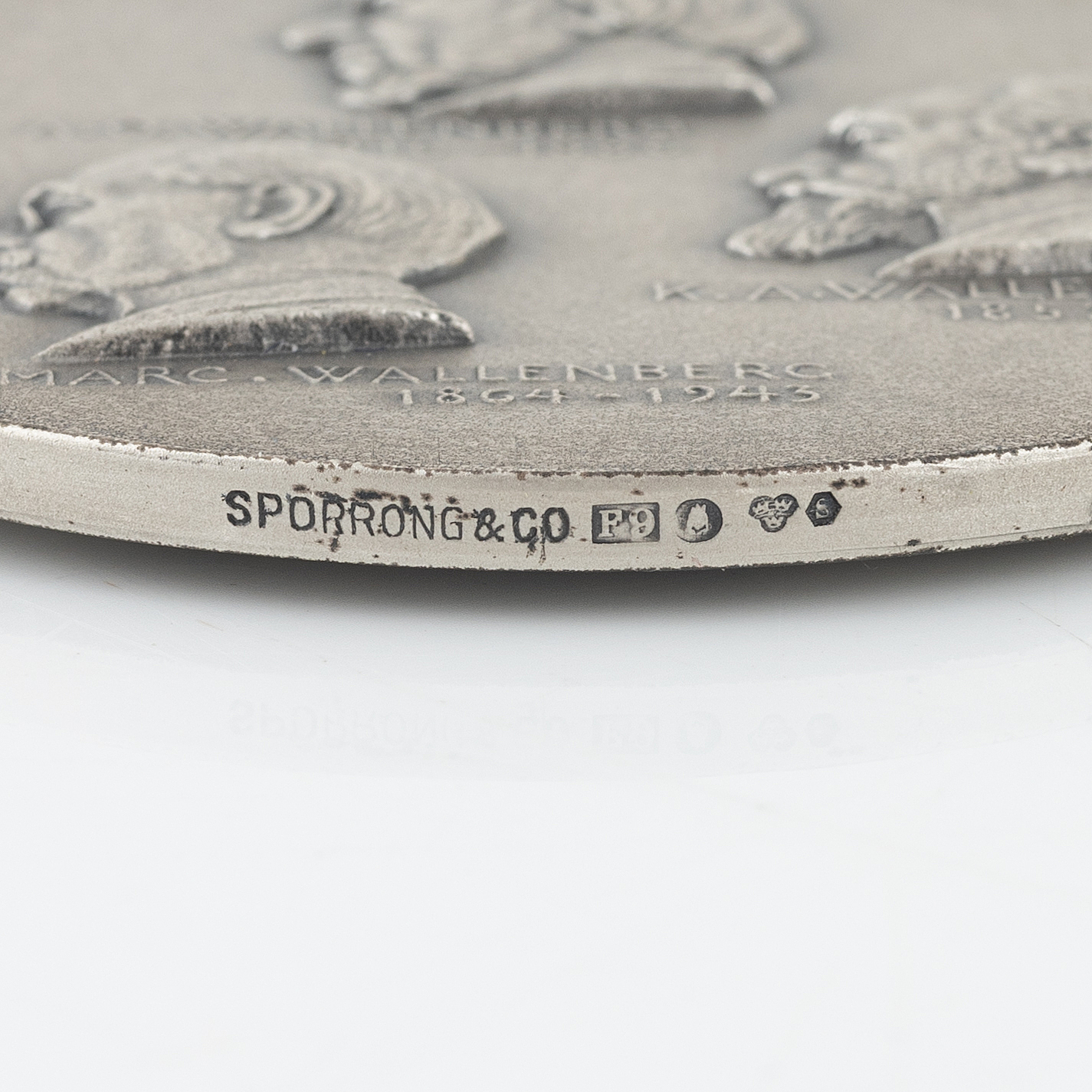 Minnesmedaljer, 6 st, Stockholms Enskilda Bank, SEB. Bl a Sporrong 1956 ...