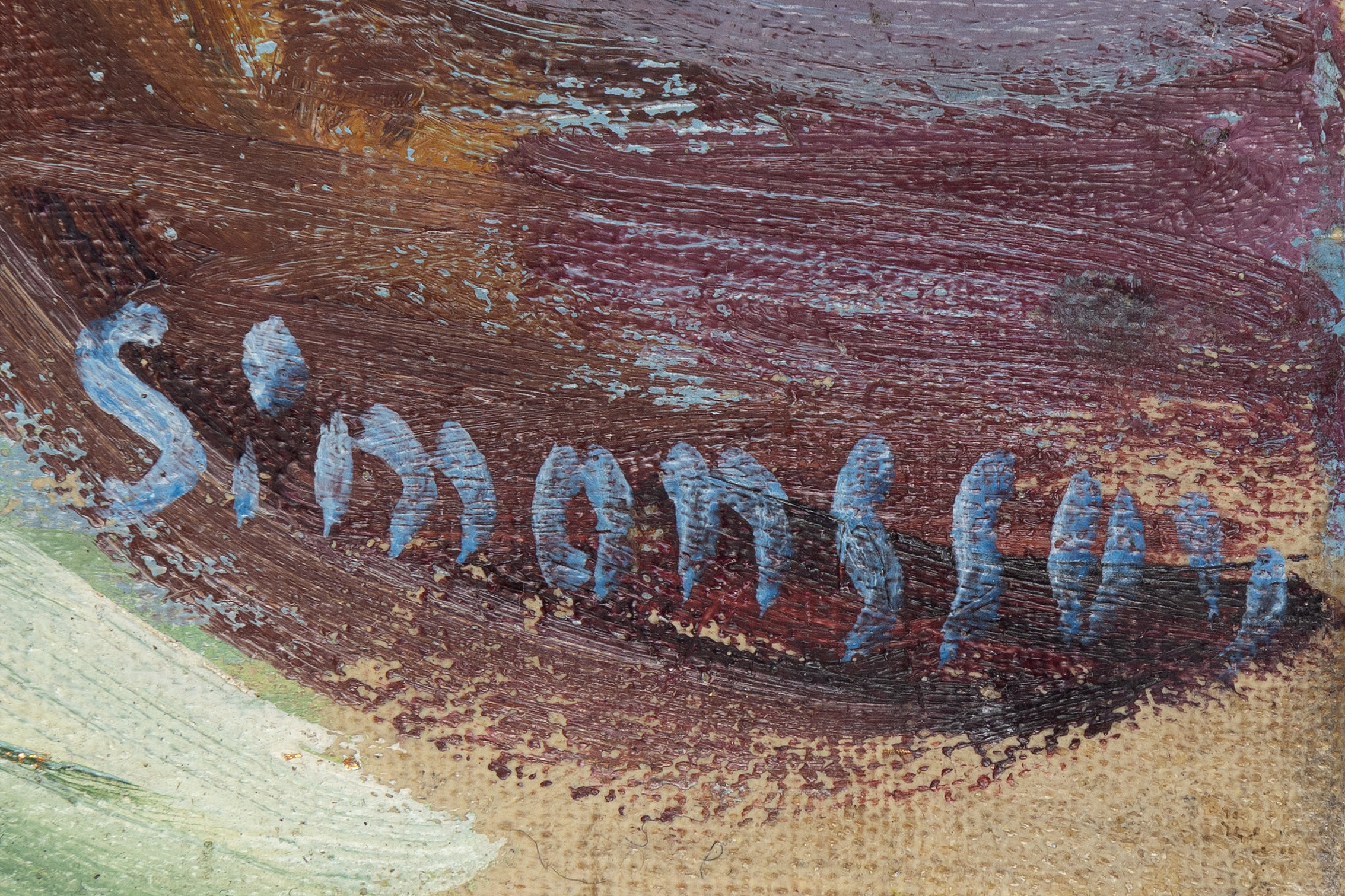 Birger Simonsson, oil on canvas, signed. - Bukowskis