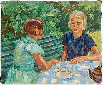 Birger Simonsson, oil on canvas, signed. - Bukowskis