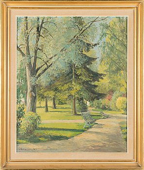 John Rafael Ekelund, oil on board, signed and dated -39. - Bukowskis