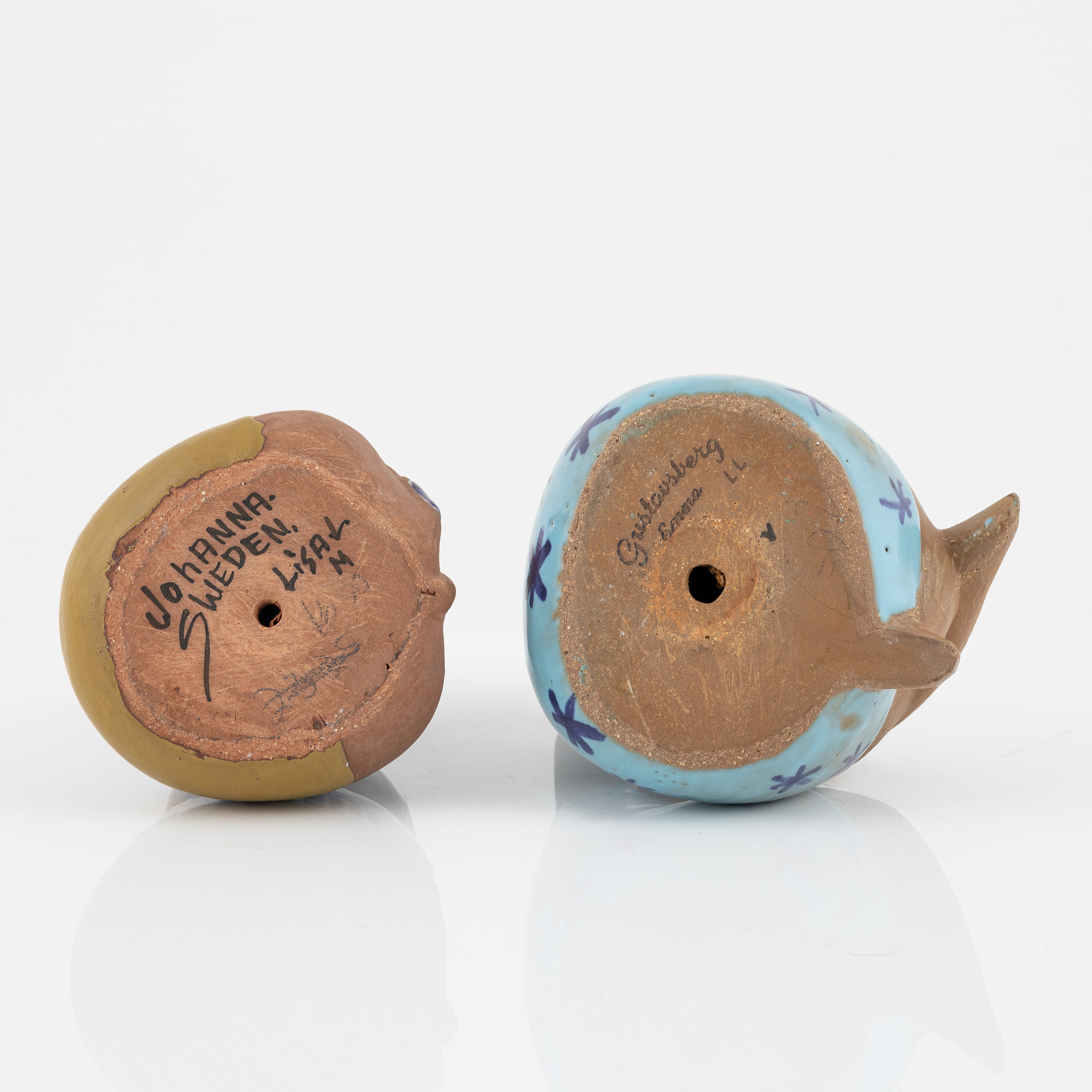 Lisa Larson, figuriner, 2 st, stengods, Gustavsberg. - Bukowskis