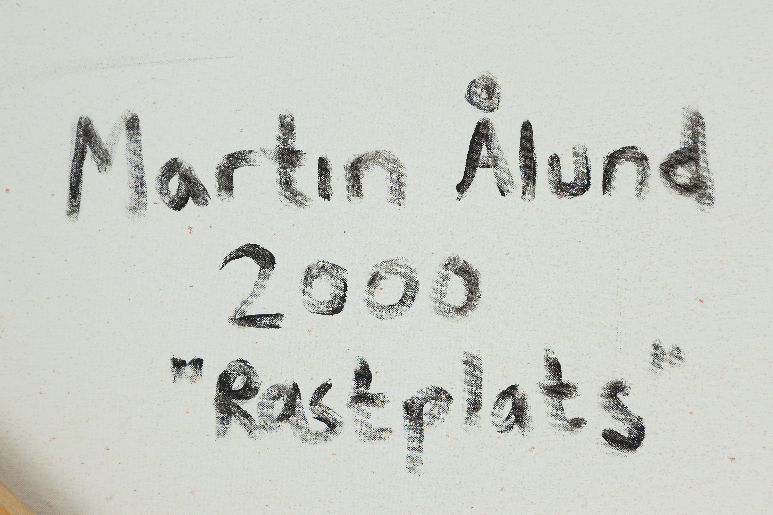 Martin Ålund, oil on canvas, signed and dated 2000 verso. - Bukowskis