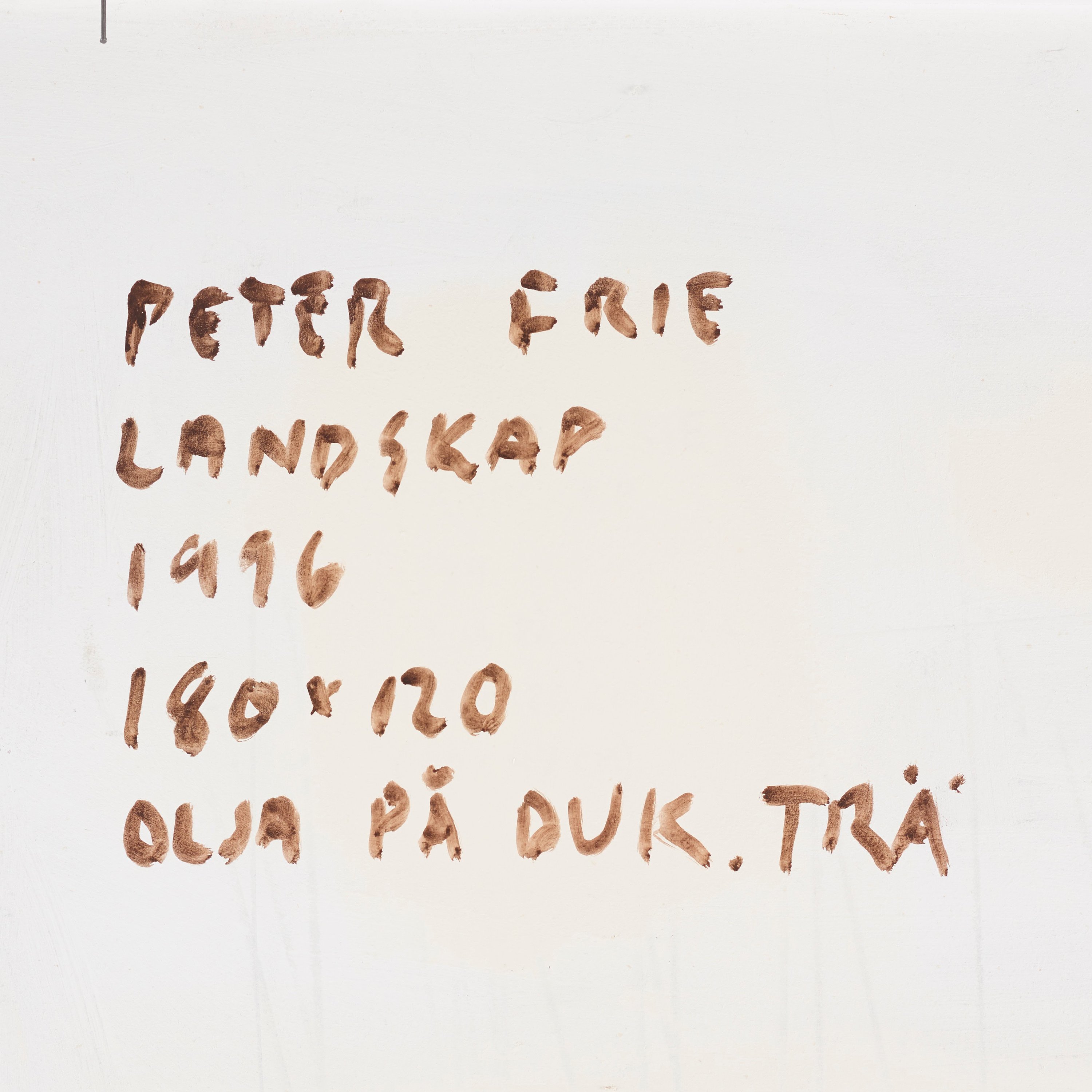 Peter Frie, ”Landskap”. - Bukowskis