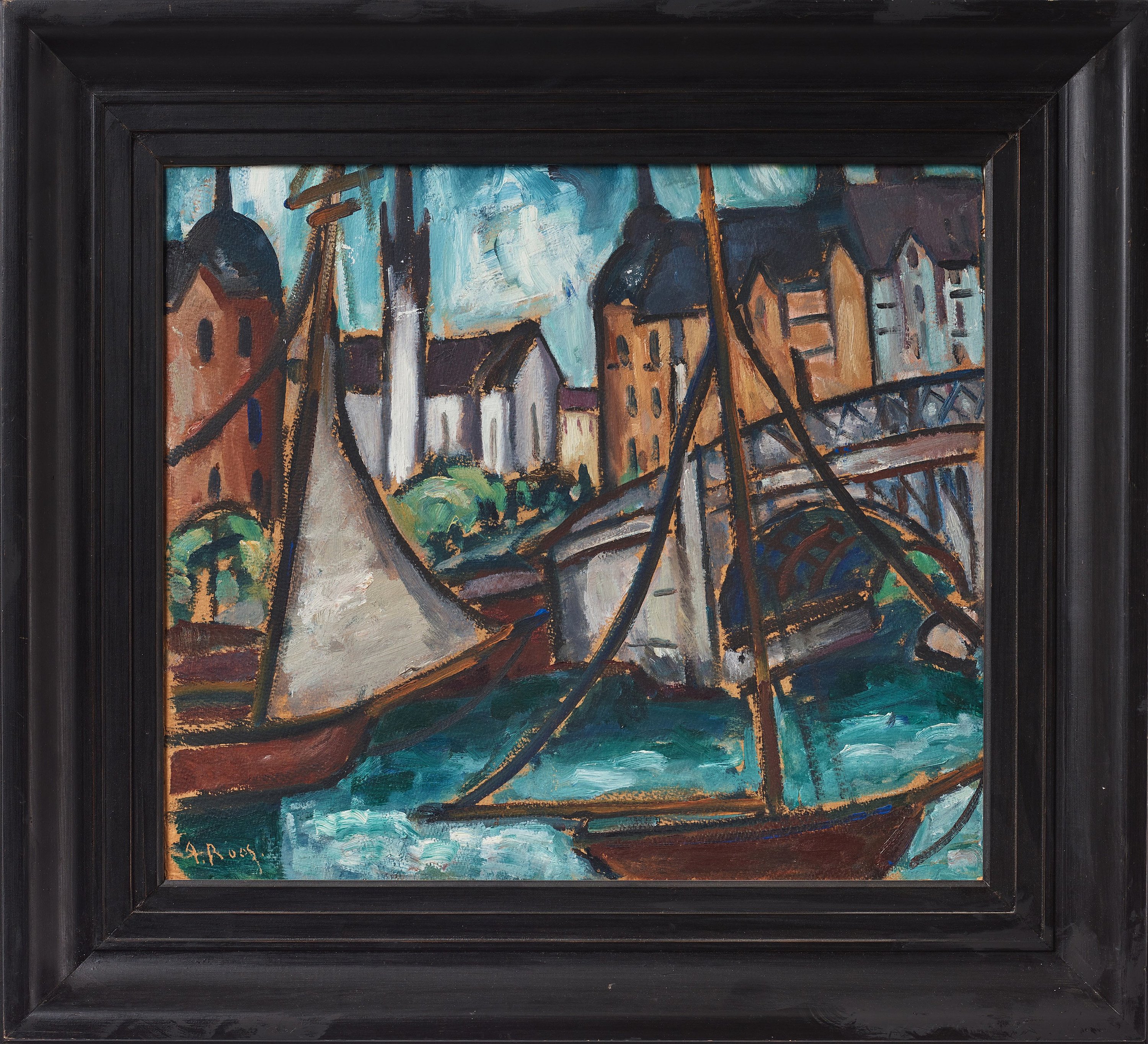 Alexander Roos, Riddarholmen, Stockholm. - Bukowskis