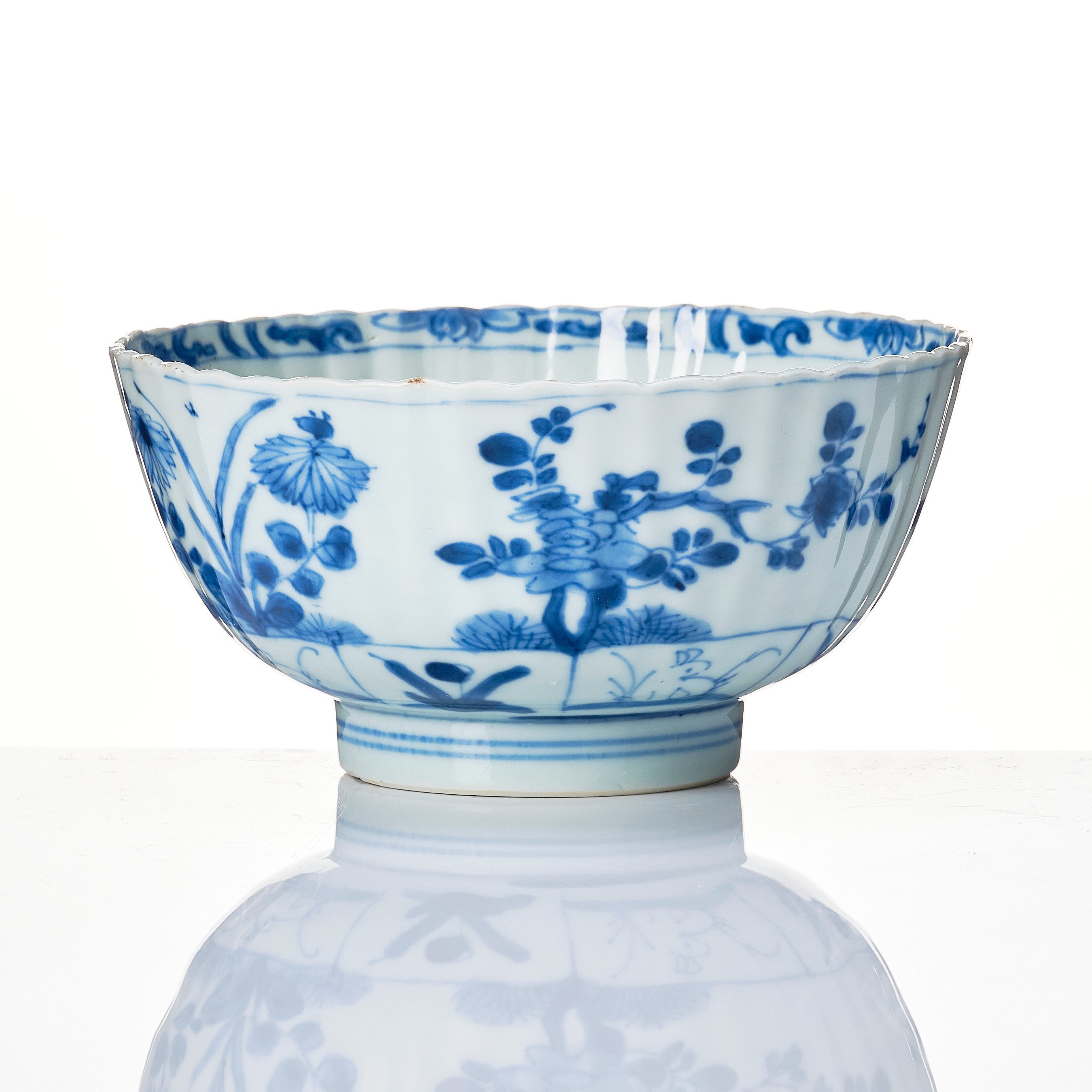 A blue and white bowl, Qing dynasty, Kangxi (1662-1722). - Bukowskis