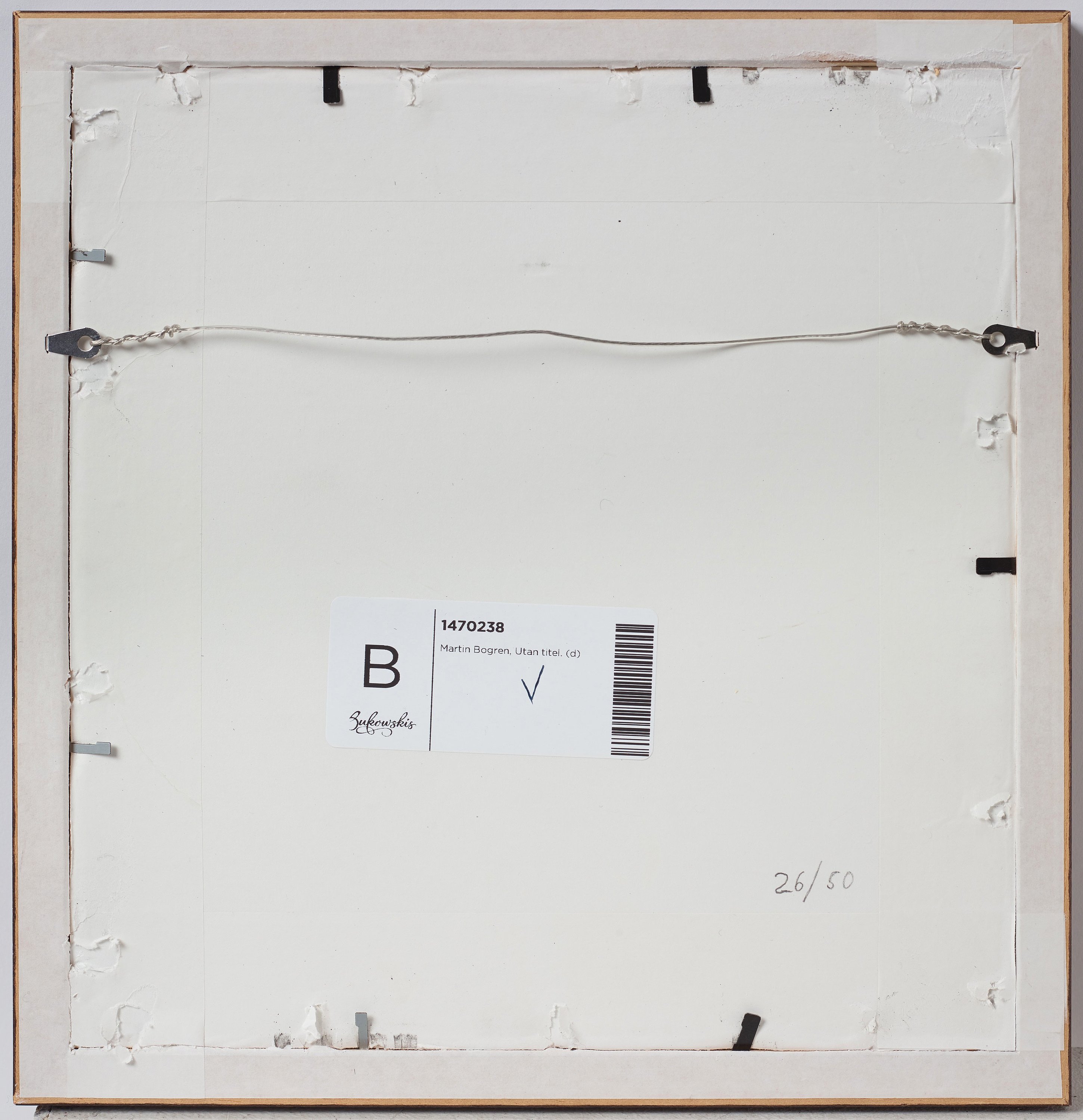 Martin Bogren, from "Embraces", 2014. - Bukowskis