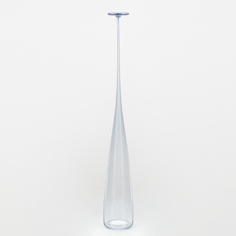 Nils Landberg, a glass vase, Orrefors, 1961. - Bukowskis