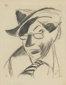 John Jon-And, Portrait depicting Sven Elvestad. - Bukowskis