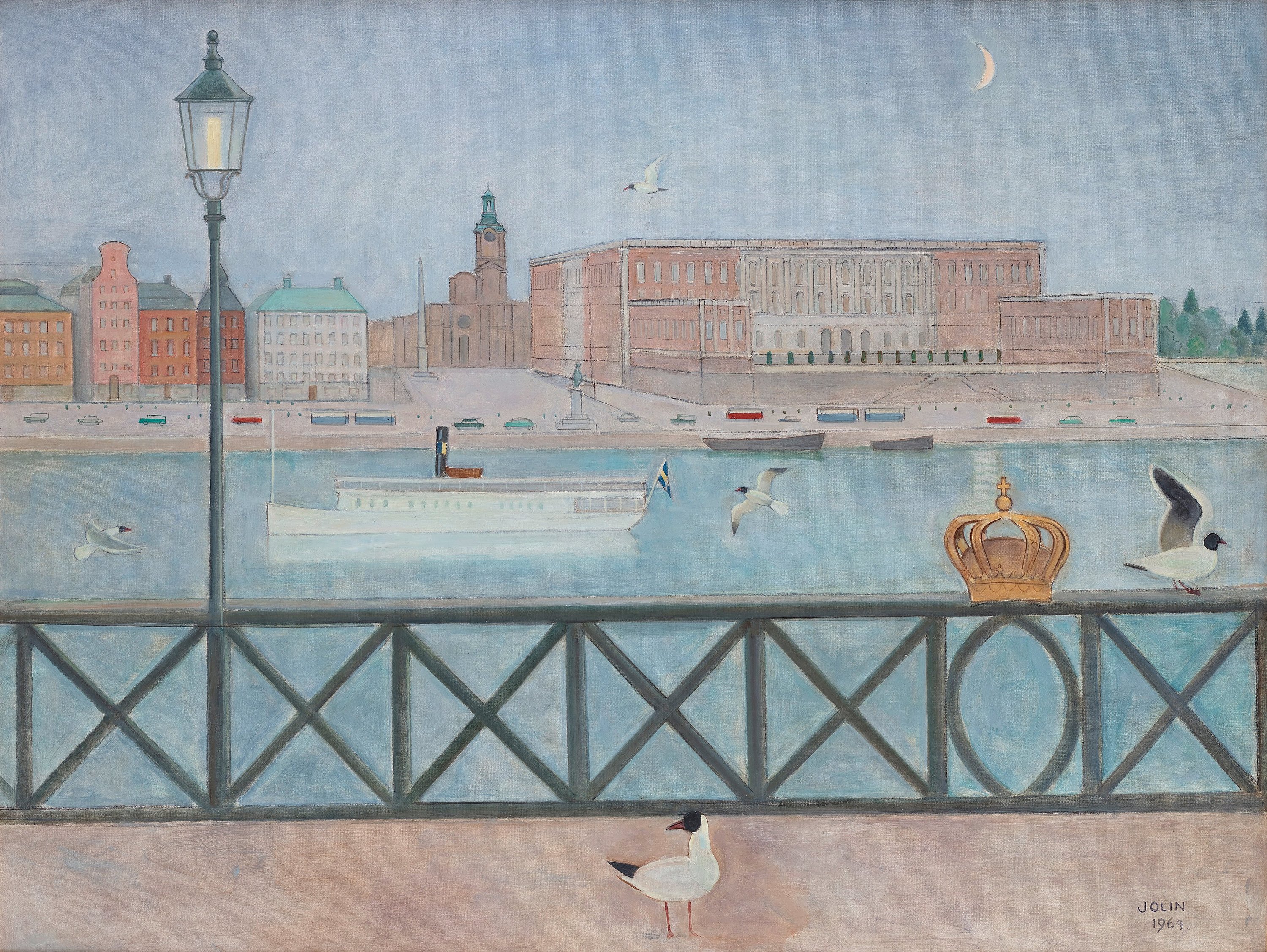 Einar Jolin, Utsikt från Skeppsholmsbron. - Bukowskis
