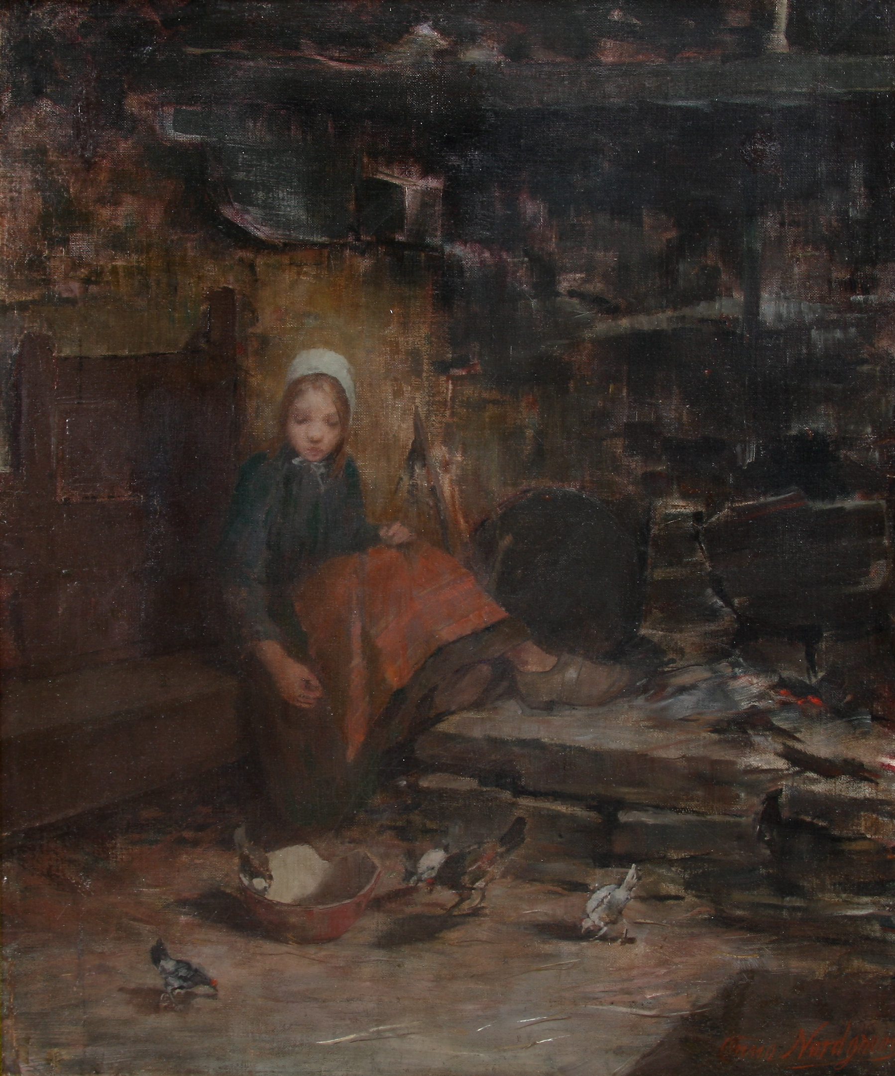 ANNA NORDGREN, olja på duk, sign. - Bukowskis