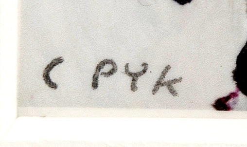 Camilla Pyk, mixed media signed. - Bukowskis