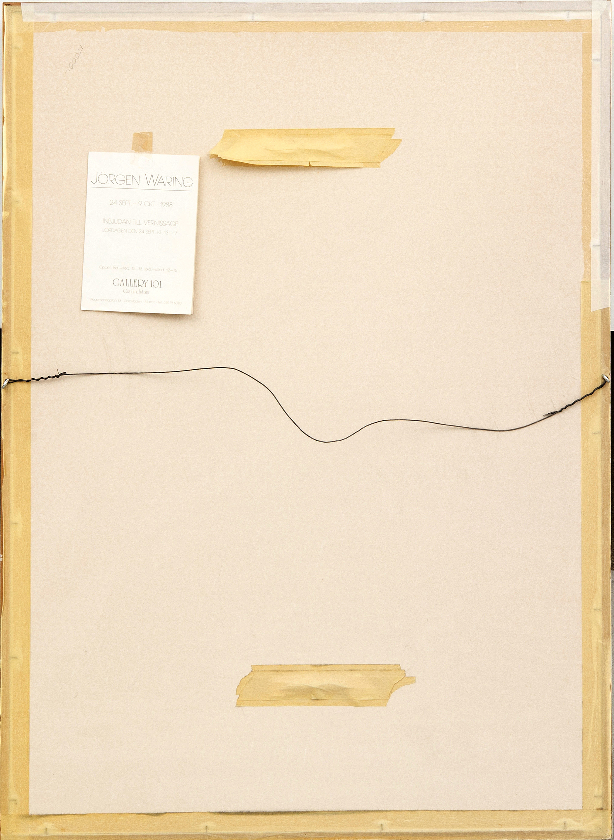 Jörgen Waring, mixed media signed. - Bukowskis