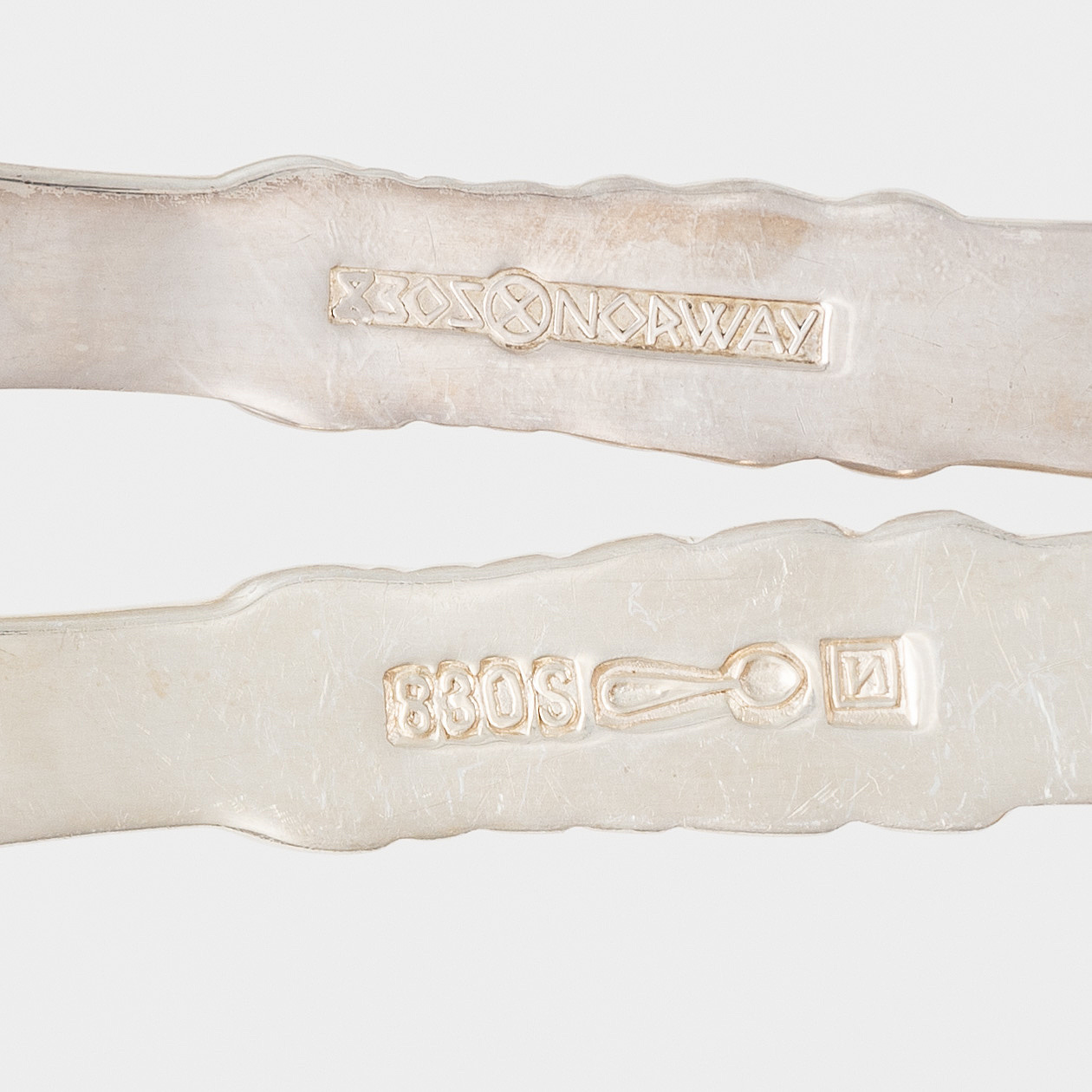 A Norwegian Silver Cutlery, model 'Odel', including mark of Nils Hansen ...