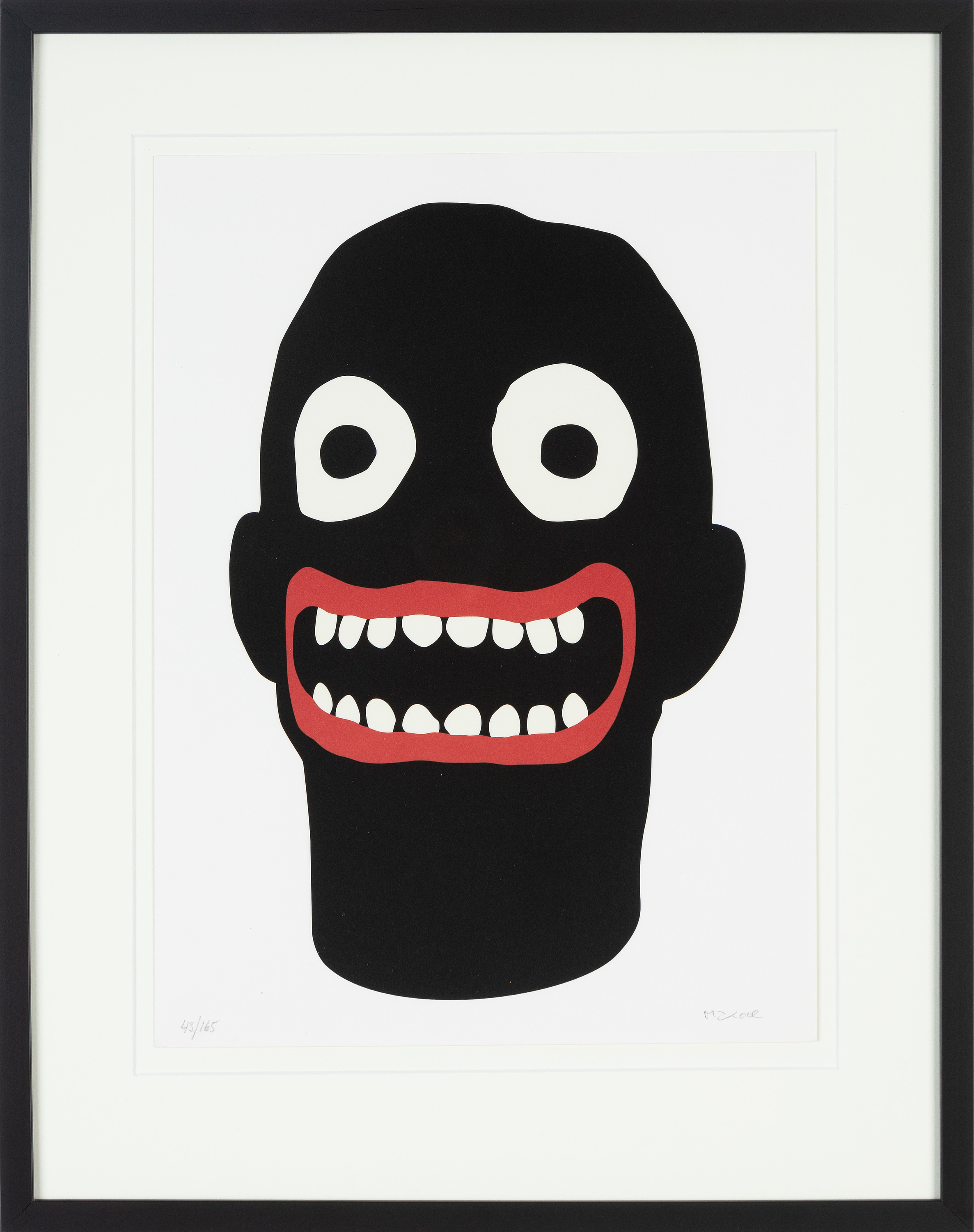 Makode Linde, färglitografi med UV-lack, signerad och numrerad 43/165 ...