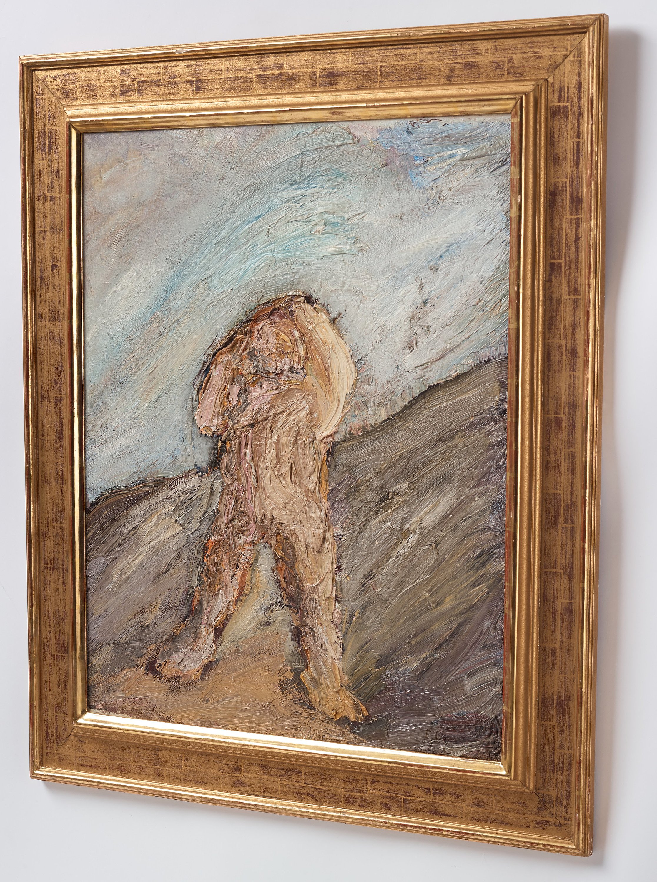 Evert Lundquist, Figure in landscape. - Bukowskis