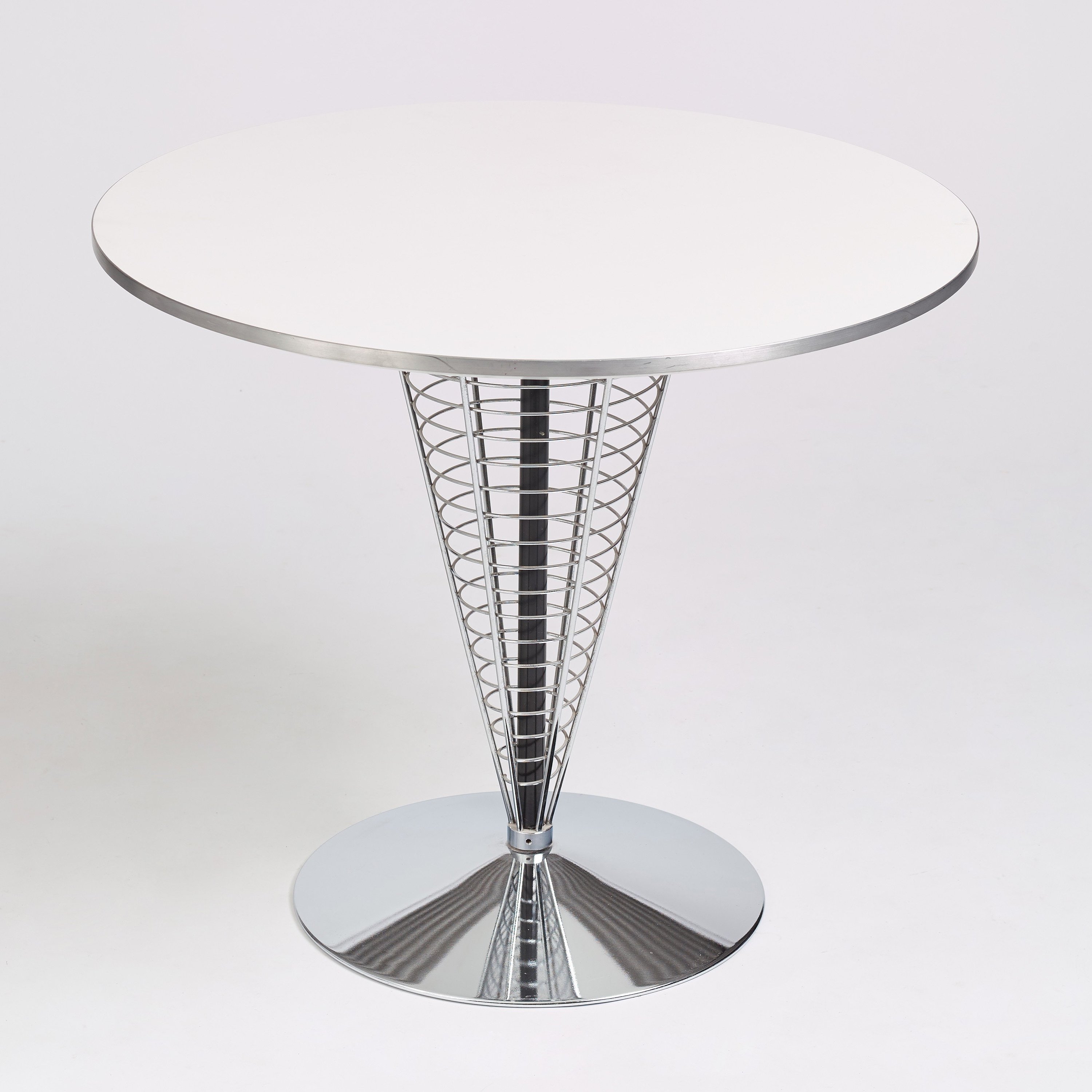 Verner Panton, a "Wire Cone Table", Fritz Hansen, Denmark, 1988 ...