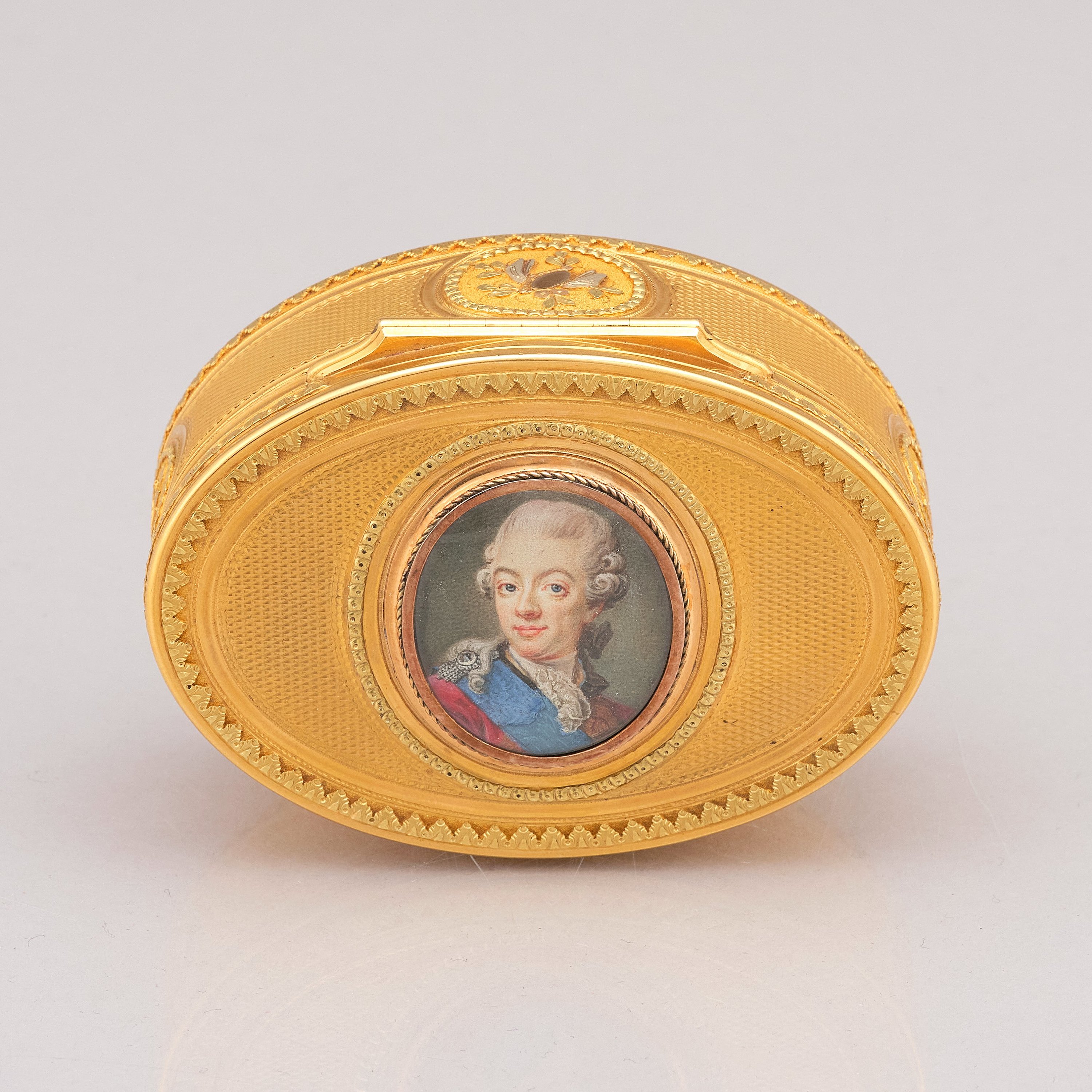 Kunglig presentationsdosa, guld, Matthieu Philippe, Paris 1776-77 ...
