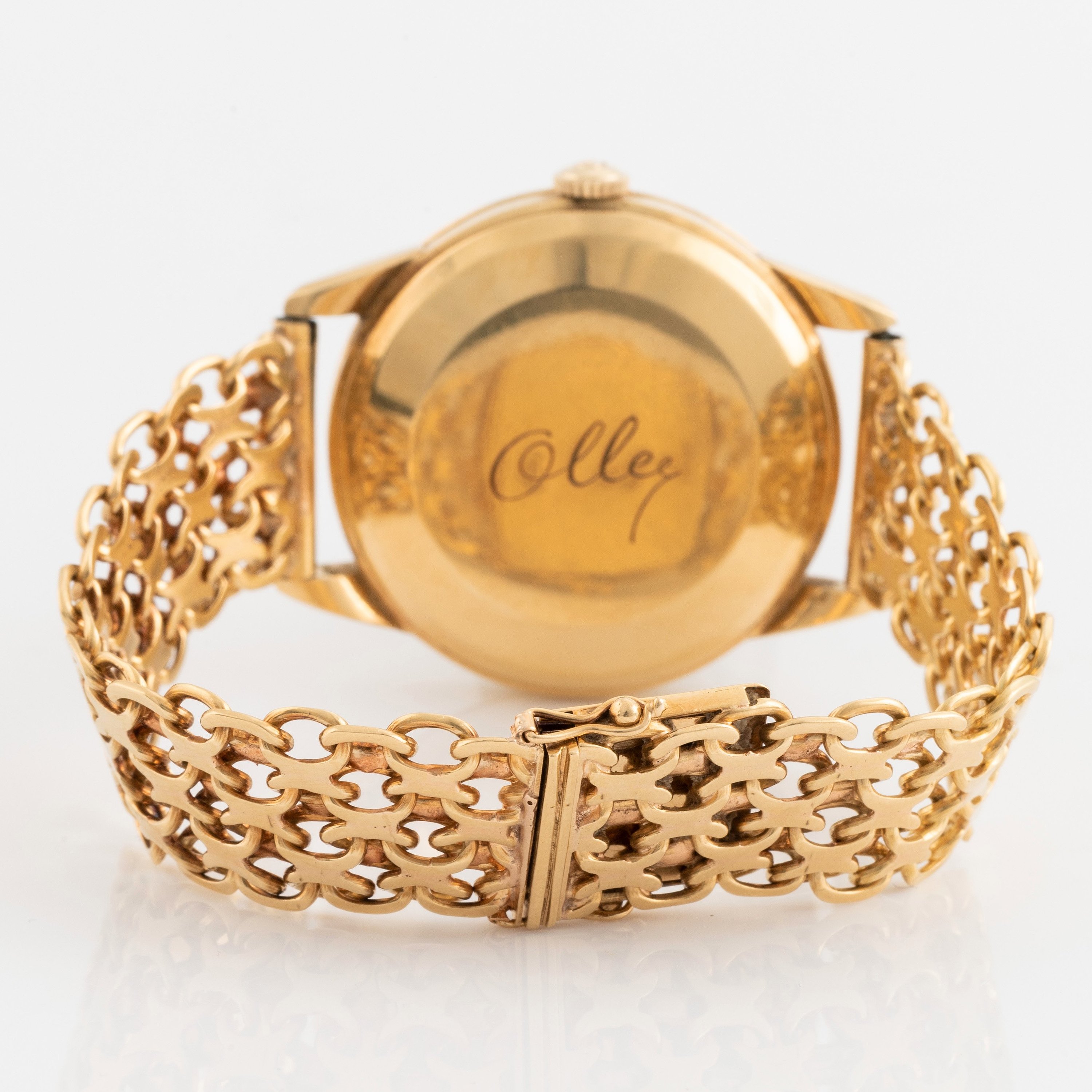 Omega, Genève, Calendar, "Cursive Genève", ca 1959. - Bukowskis