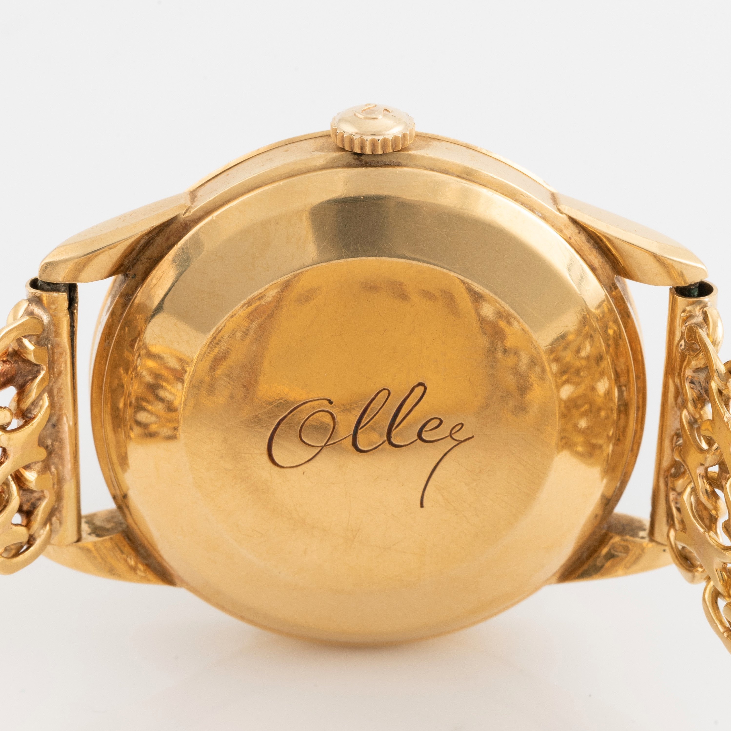 Omega, Genève, Calendar, "Cursive Genève", ca 1959. - Bukowskis