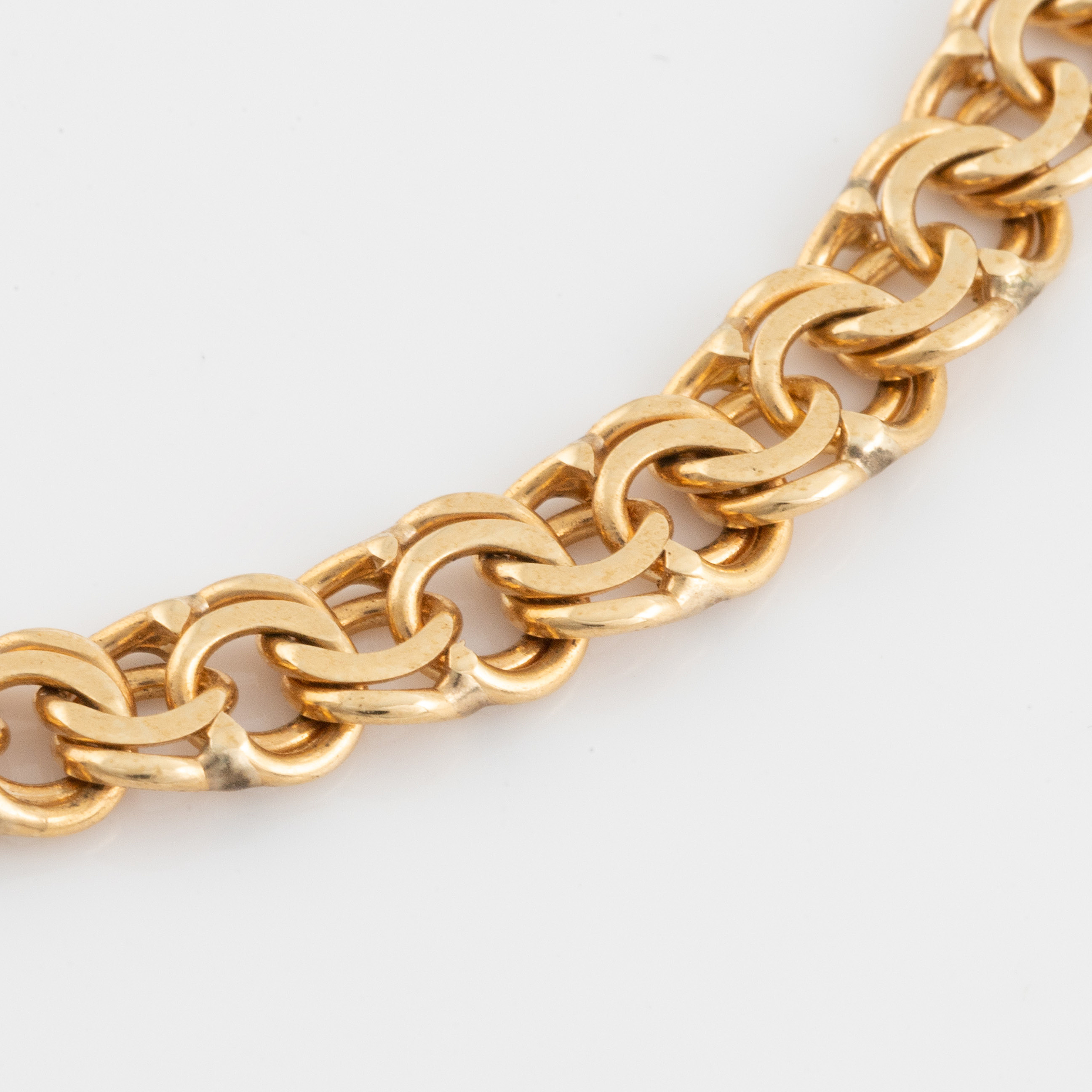 Armband, 14K guld, bismarcklänk. - Bukowskis