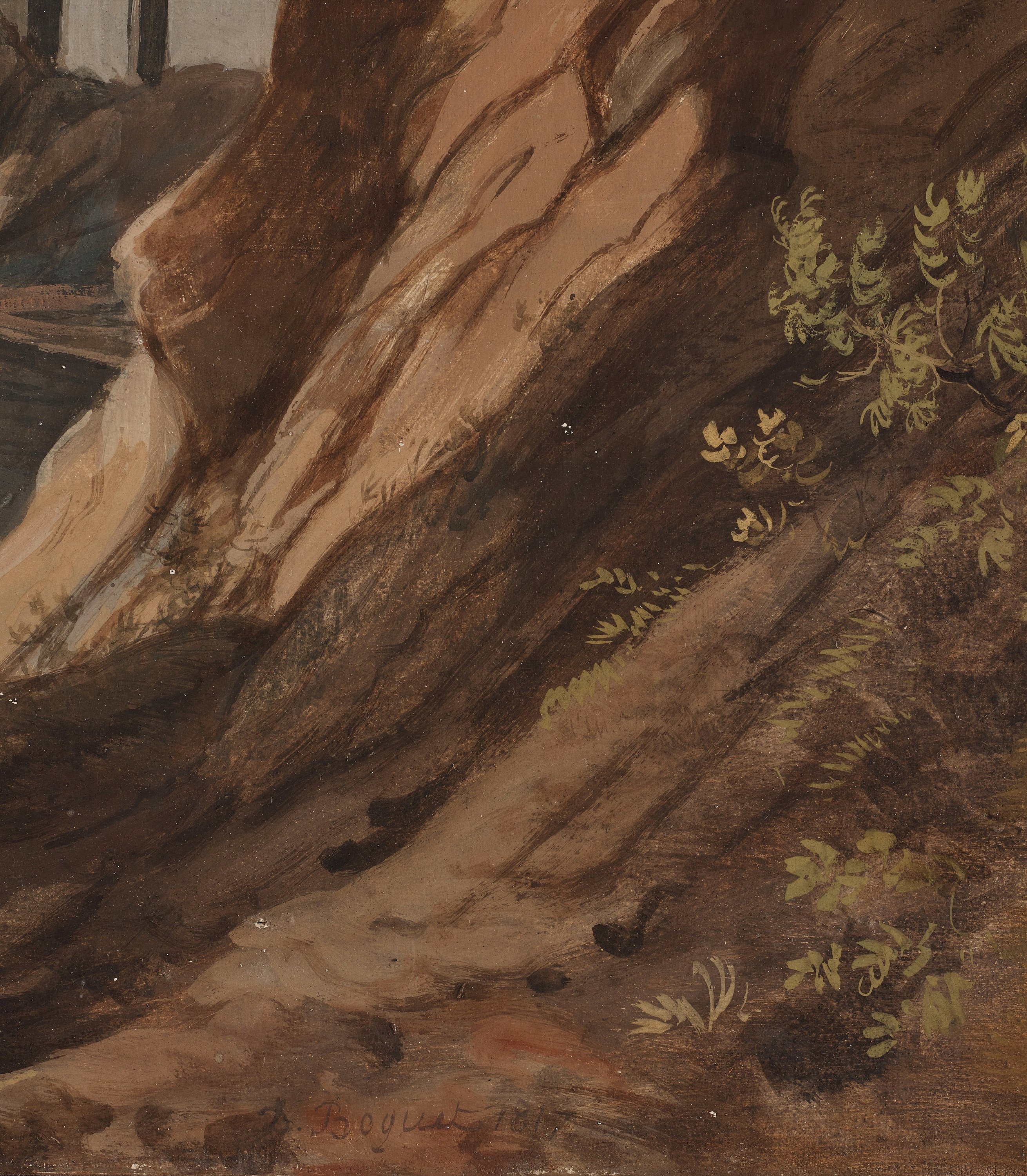 Didier Nicolas Boguet, Extensive costal landskap with castle. - Bukowskis