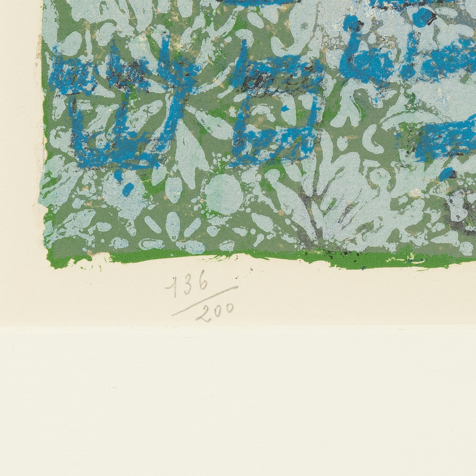 Theo Tobiasse, lithograph in colours, signed 136/200. - Bukowskis