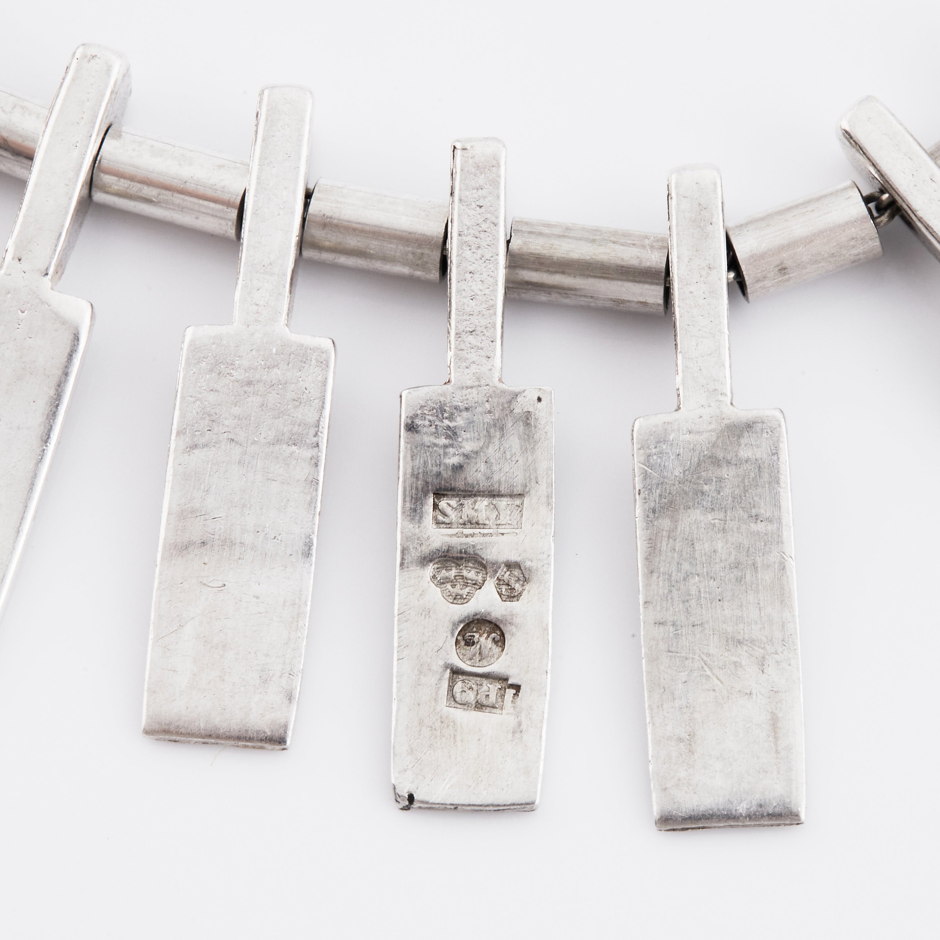 Inga-Britt "Ibe" Dahlquist, a sterlings silver necklace, Visby 1965 ...