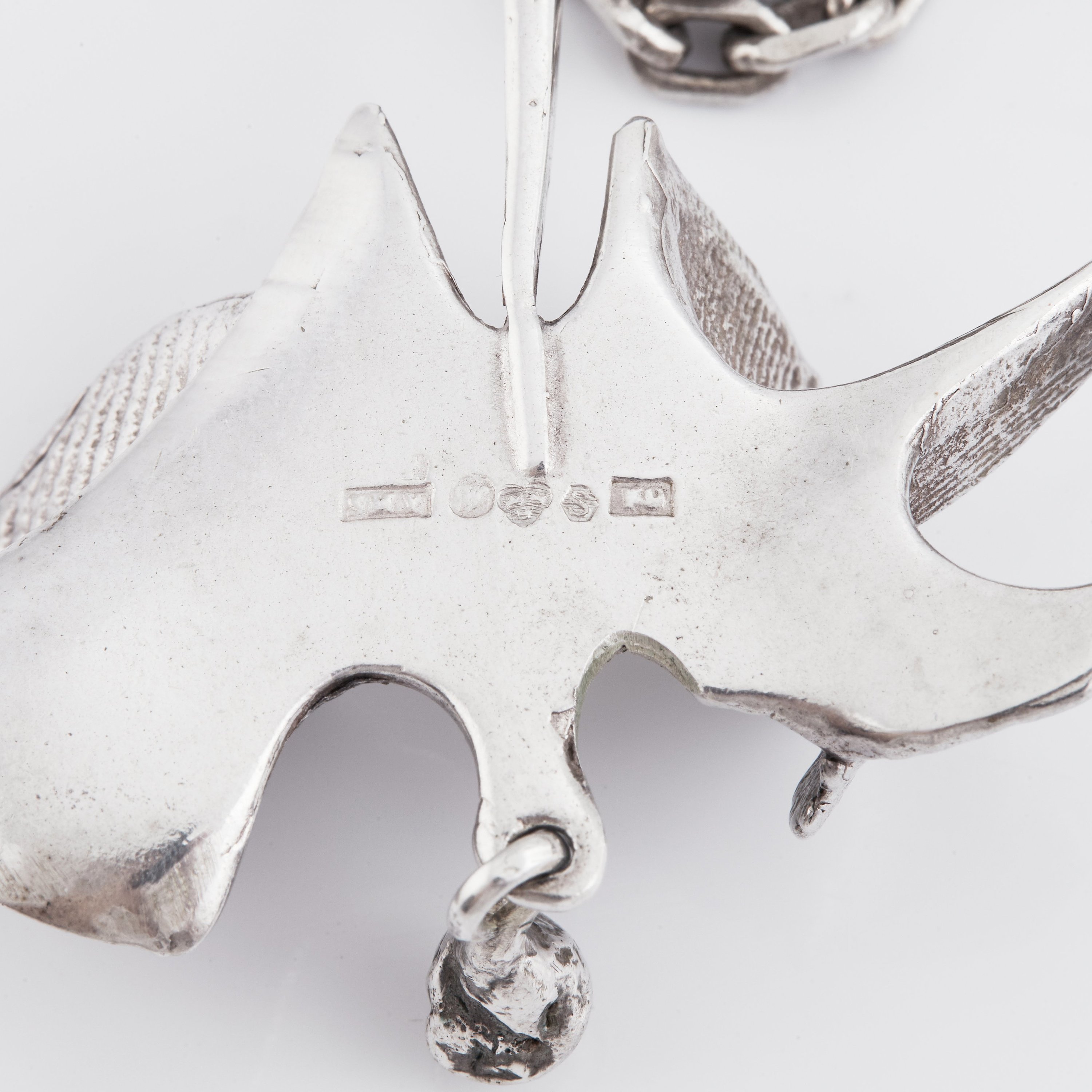 Inga-Britt "Ibe" Dahlquist, a sterling silver pendant with a chain ...