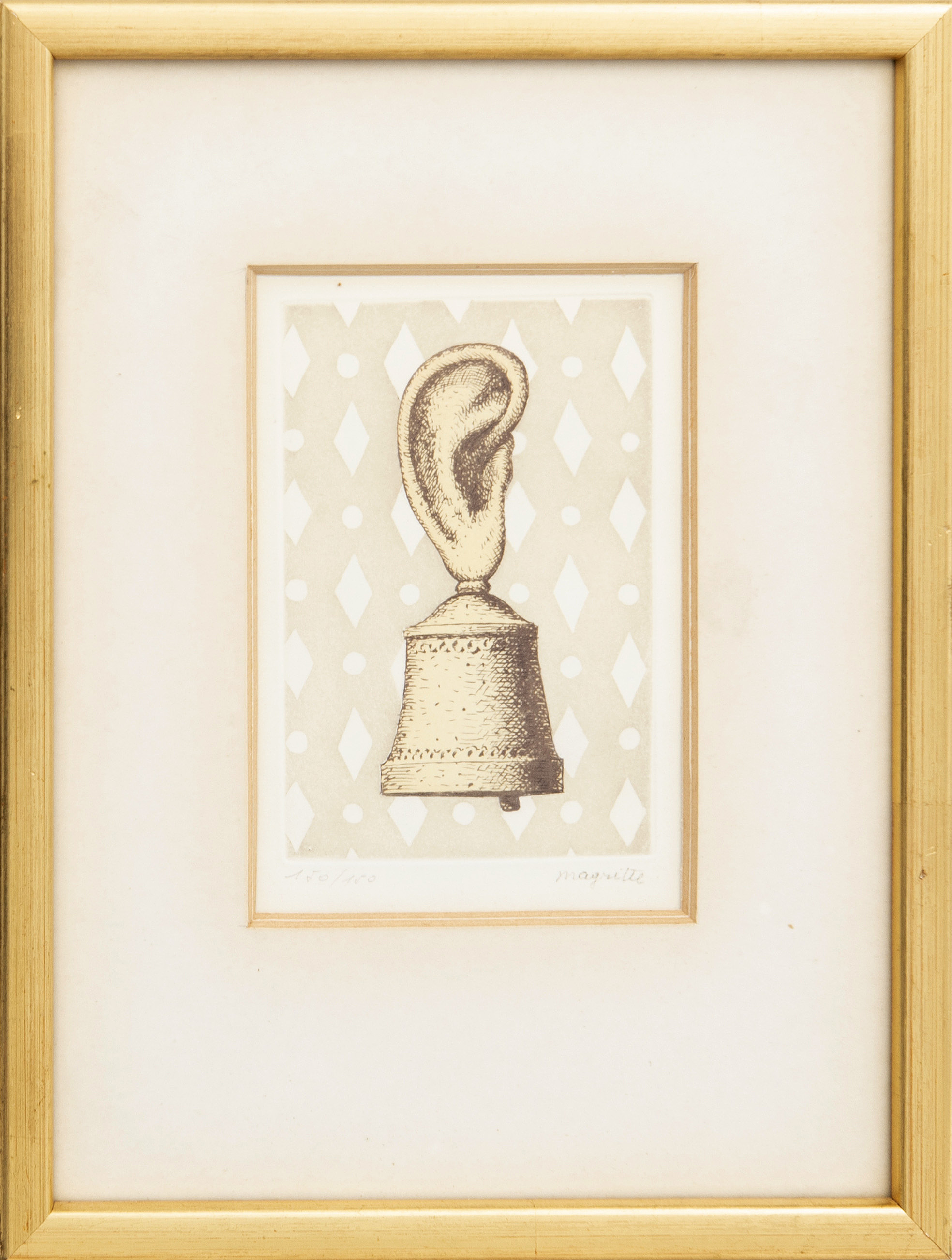 René Magritte, etching stamped signature and numbered 150/150. - Bukowskis