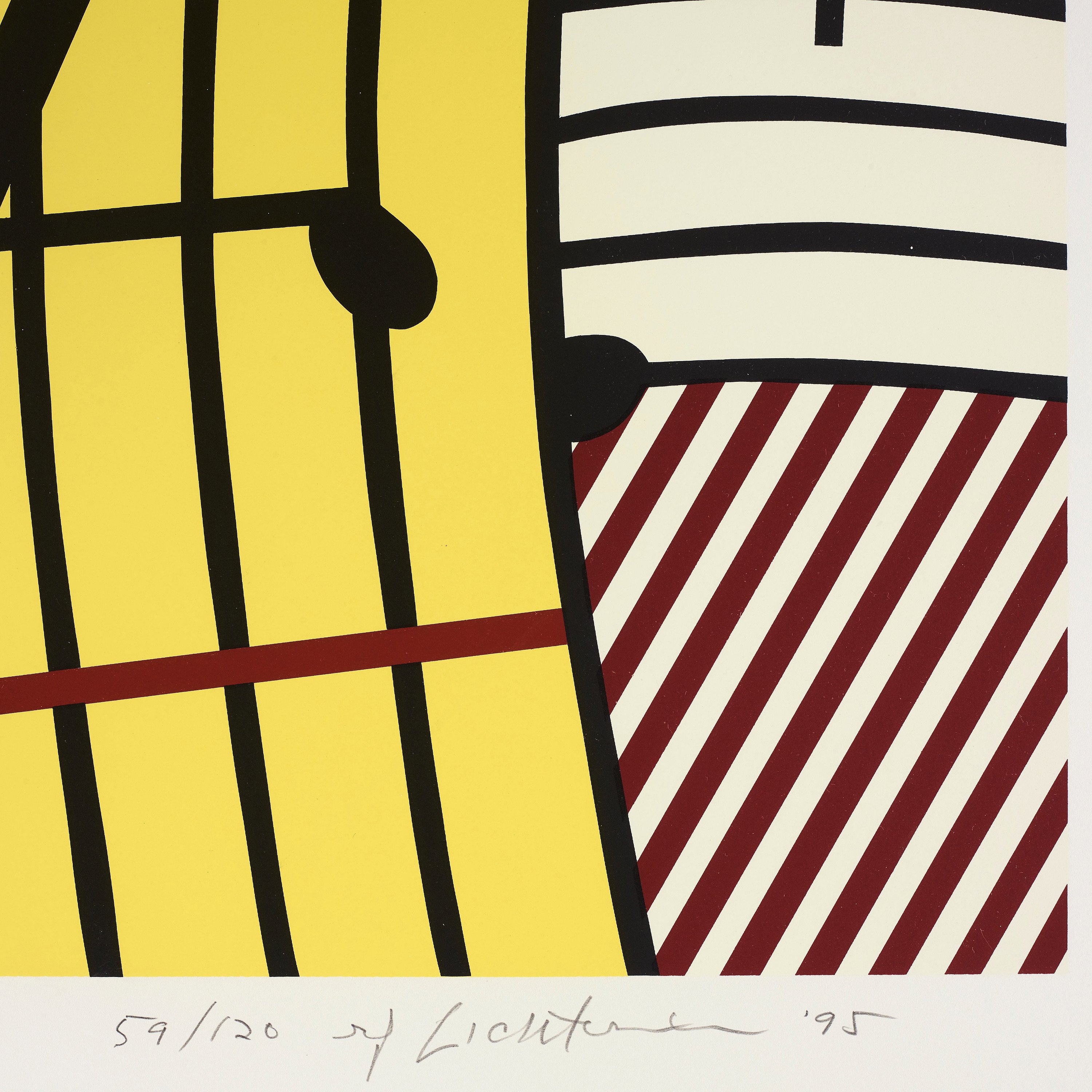Roy Lichtenstein, "Composition IV". - Bukowskis