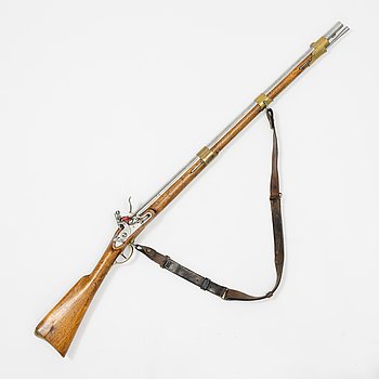 A Swedish flintlock gun 1815-26 pattern. - Bukowskis