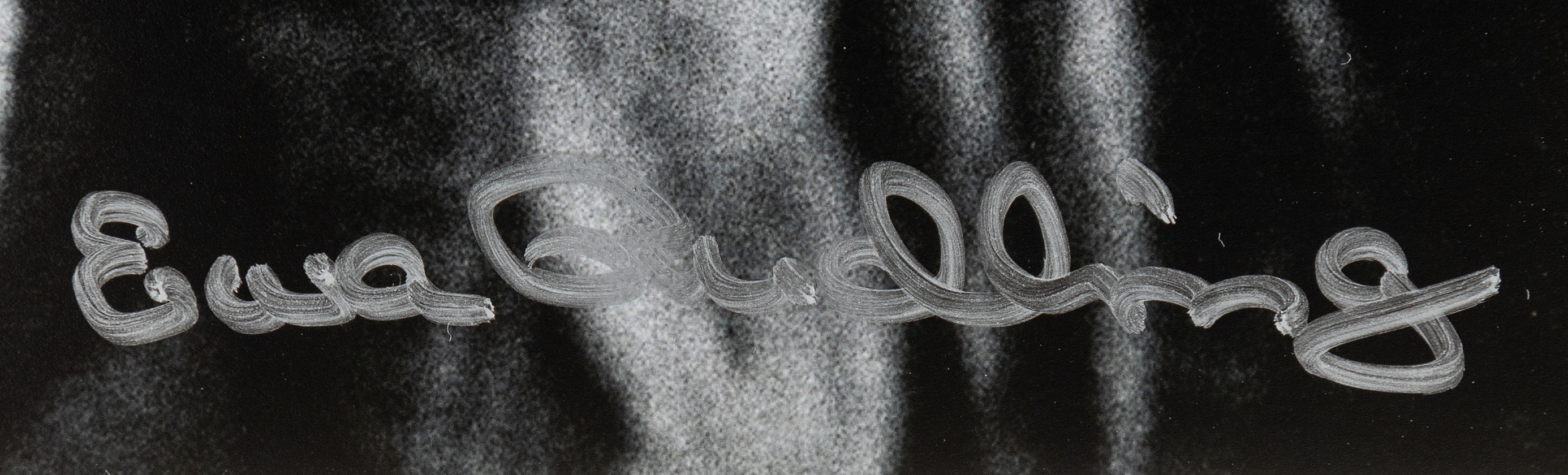 Ewa Rudling, photograph, signed. - Bukowskis