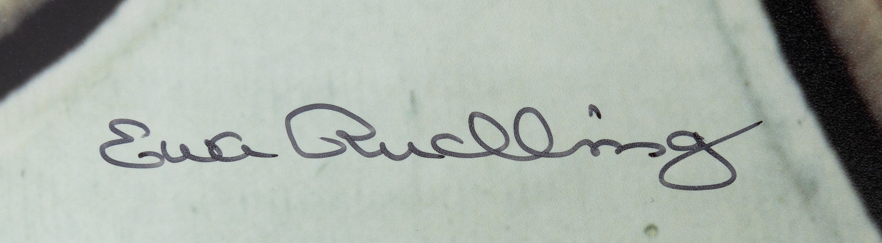Ewa Rudling, photograph signed. - Bukowskis